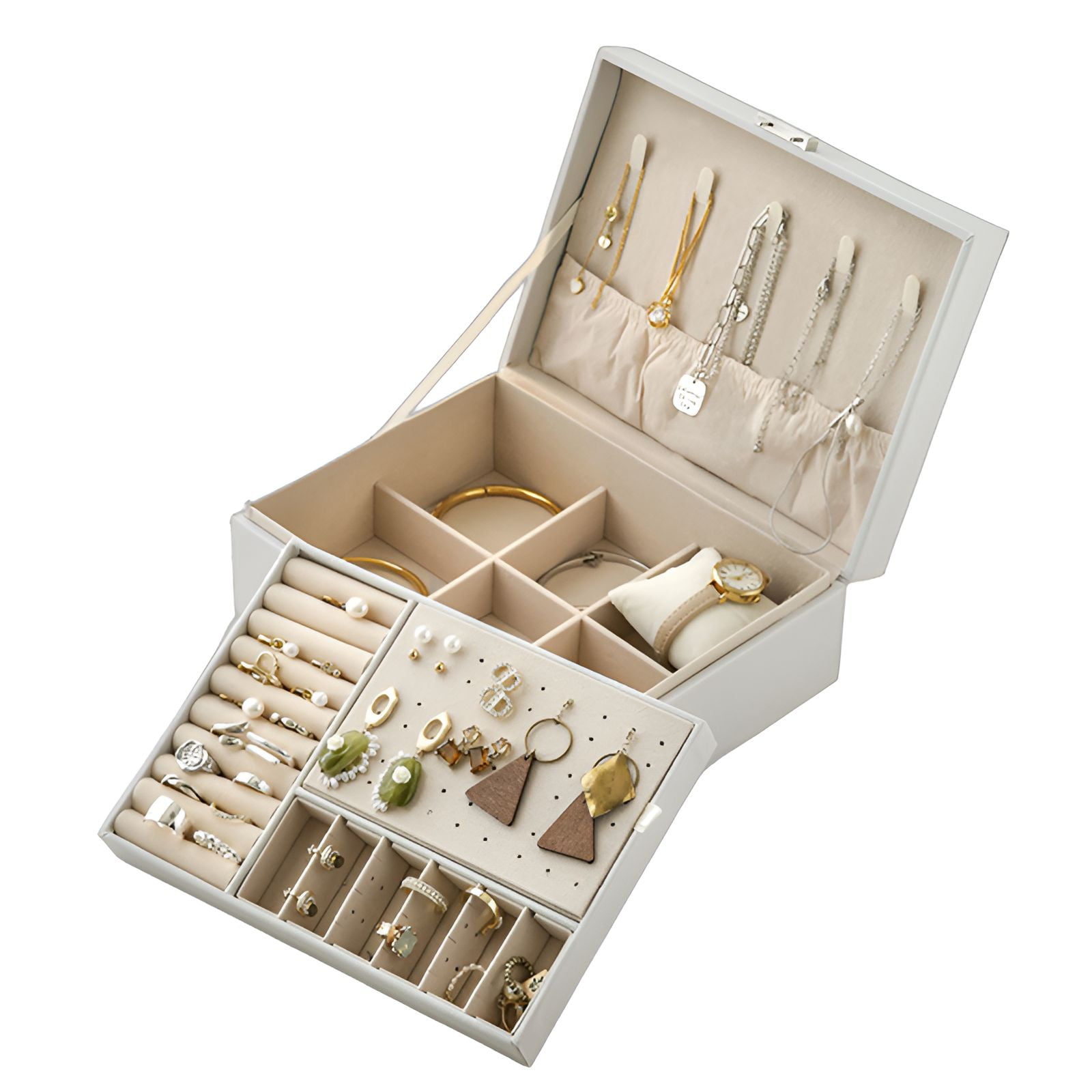 DESIGNICE Jewelry Organizer,Convertible Into A Jewelry Display Stand ...