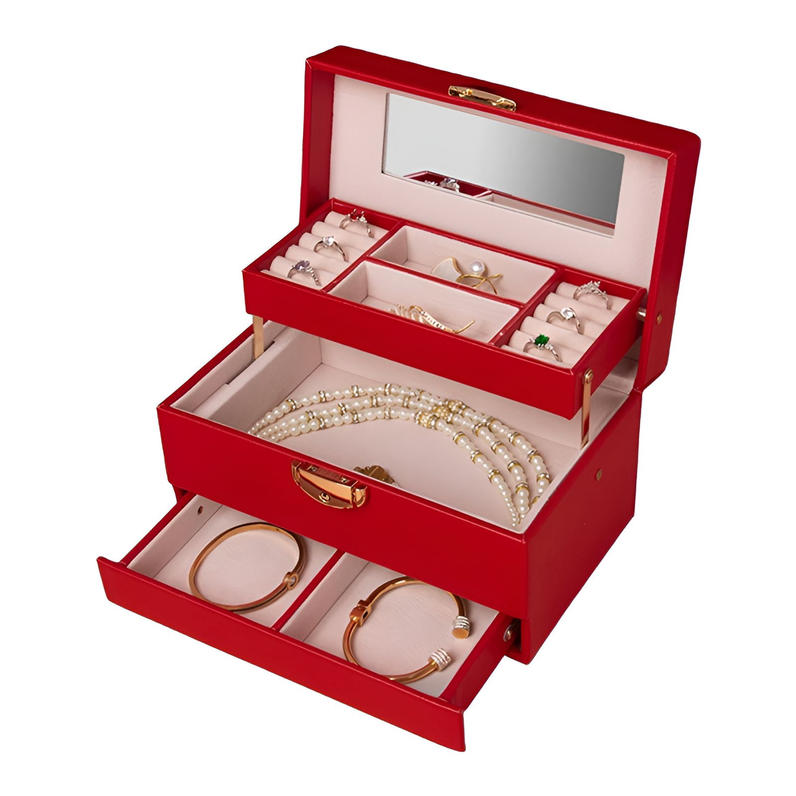DESIGNICE Jewelry Organizers and Storage,Foldable Design for Space ...