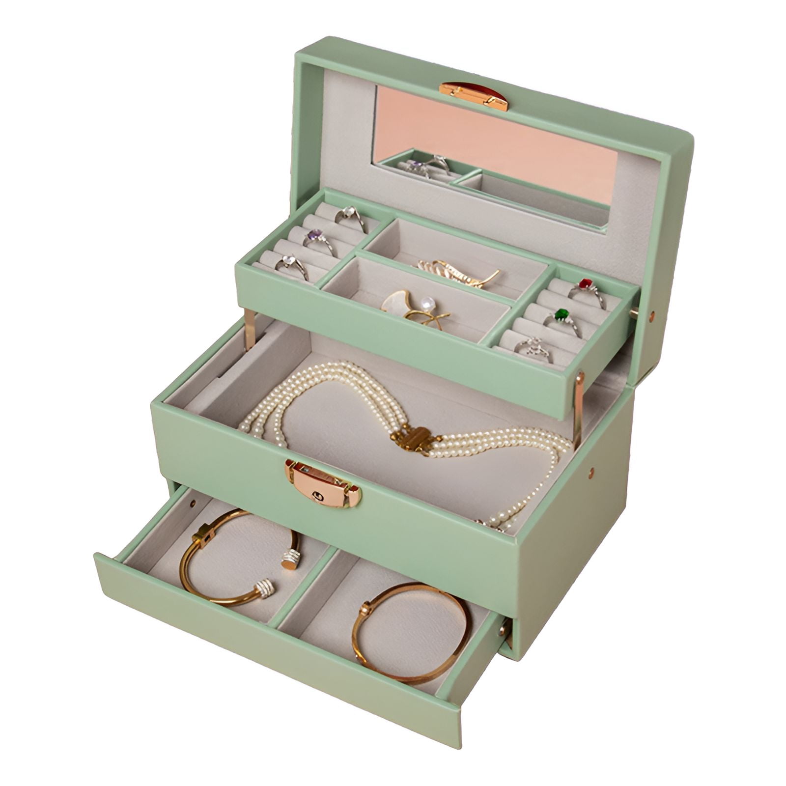 DESIGNICE Jewelry Organizers and Storage,Modular Design Allows Storage ...