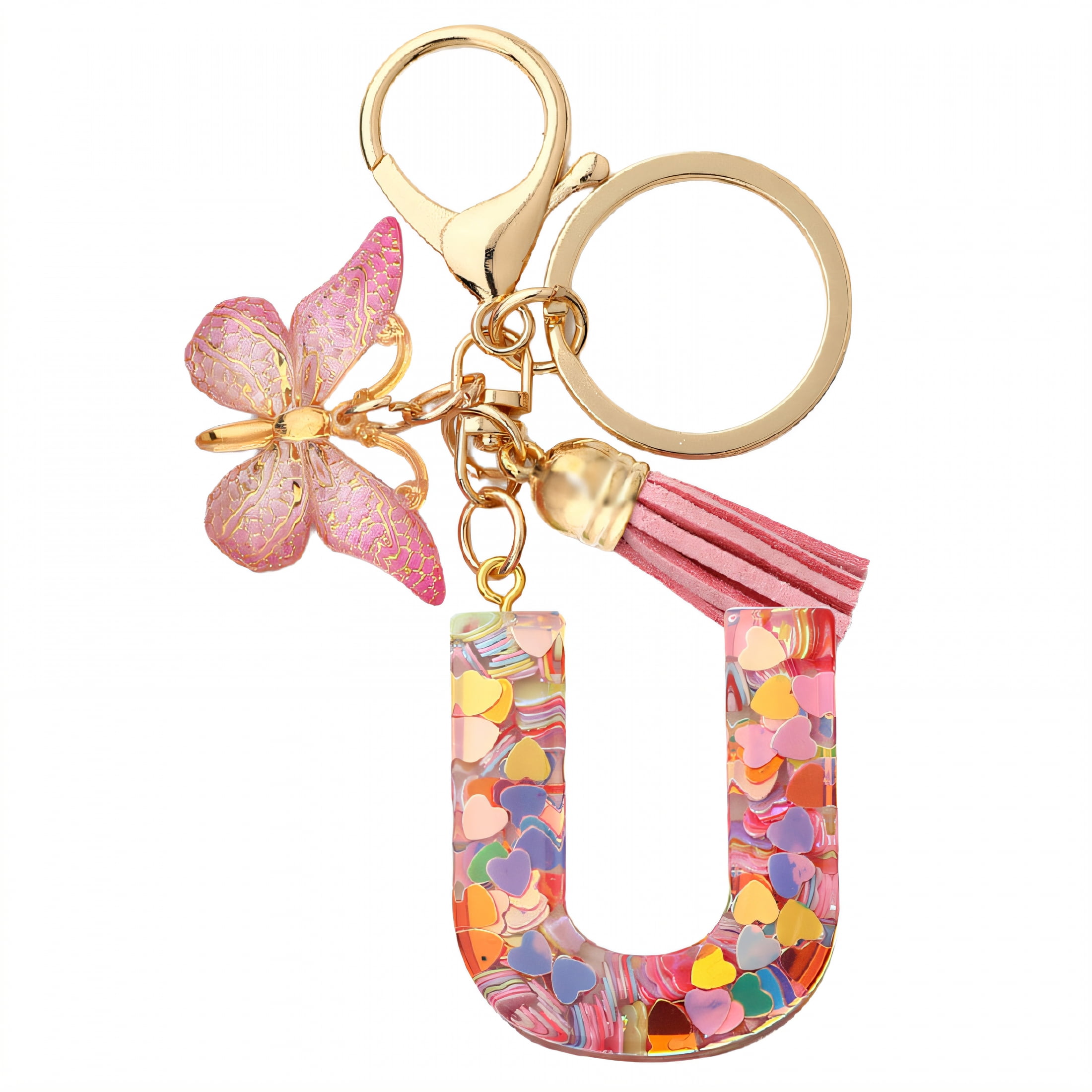 DESIGNICE Key Chain,Shiny Resin Finish Key Chains Women Cute,Beautiful ...