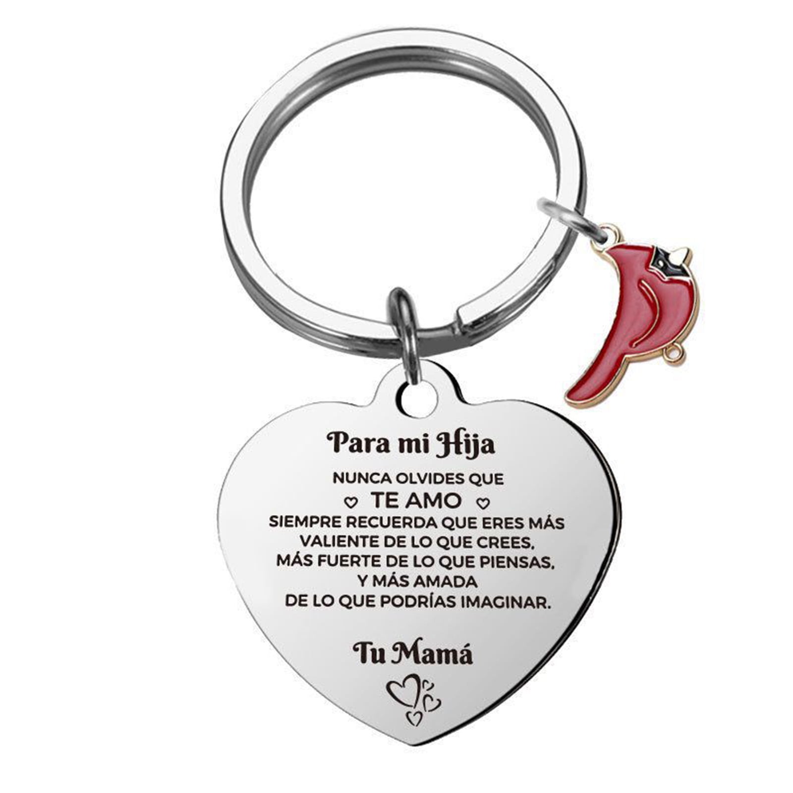 DESIGNICE Keychain for Men,Expression of Affectio Drive Safe Keychain ...