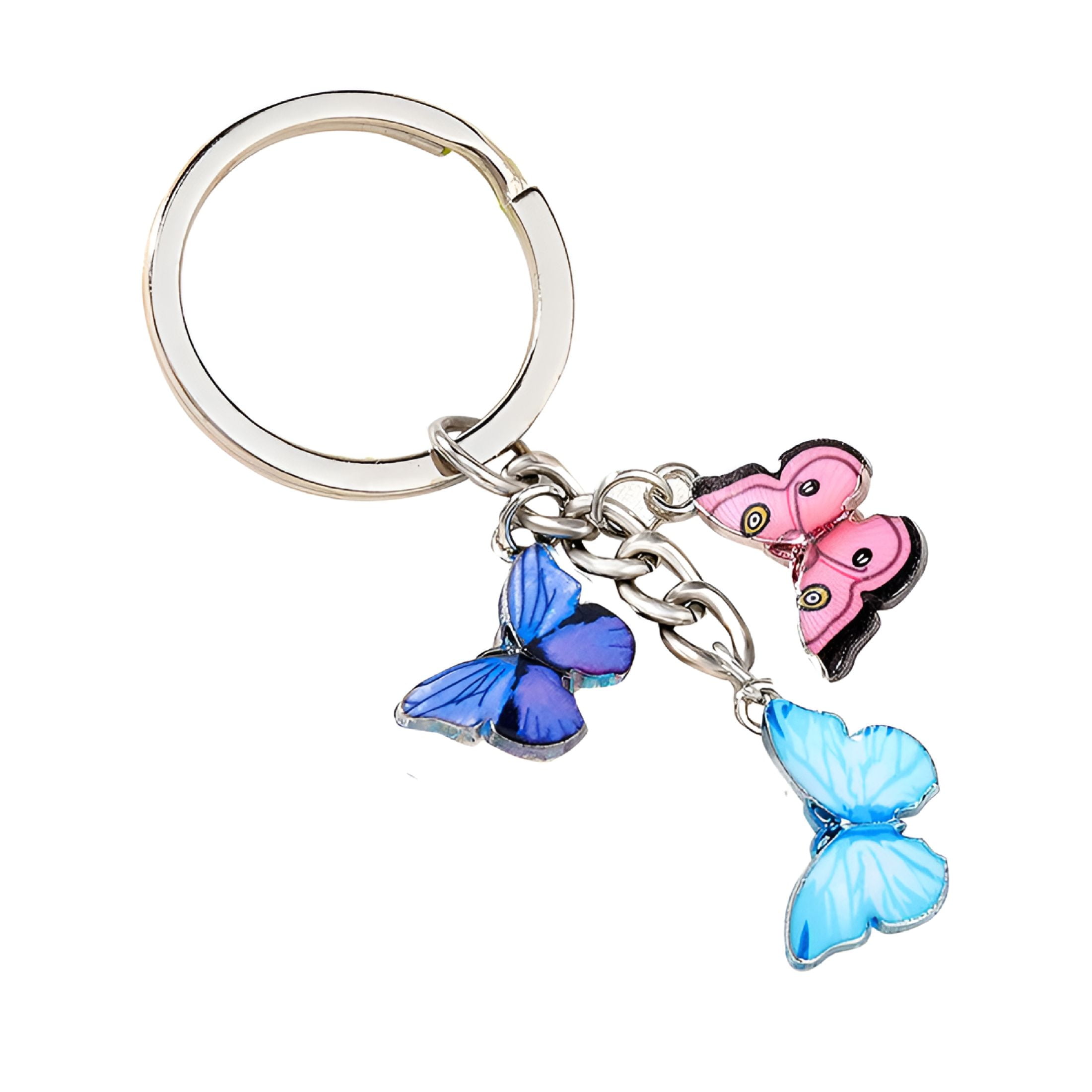 DESIGNICE Keychains For Women Keychain Color Dripping Butterfly Pendant ...