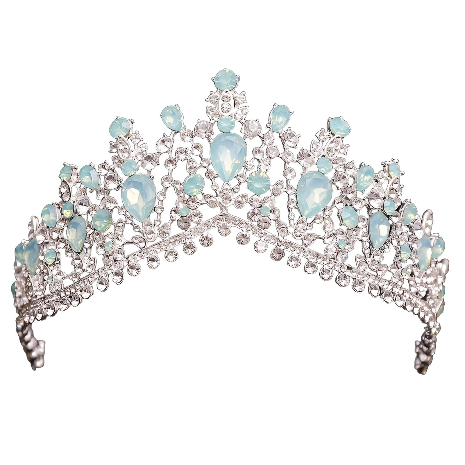 DESIGNICE King Crown,Gracefully Curved Lines Birthday Crown Adult Woman ...