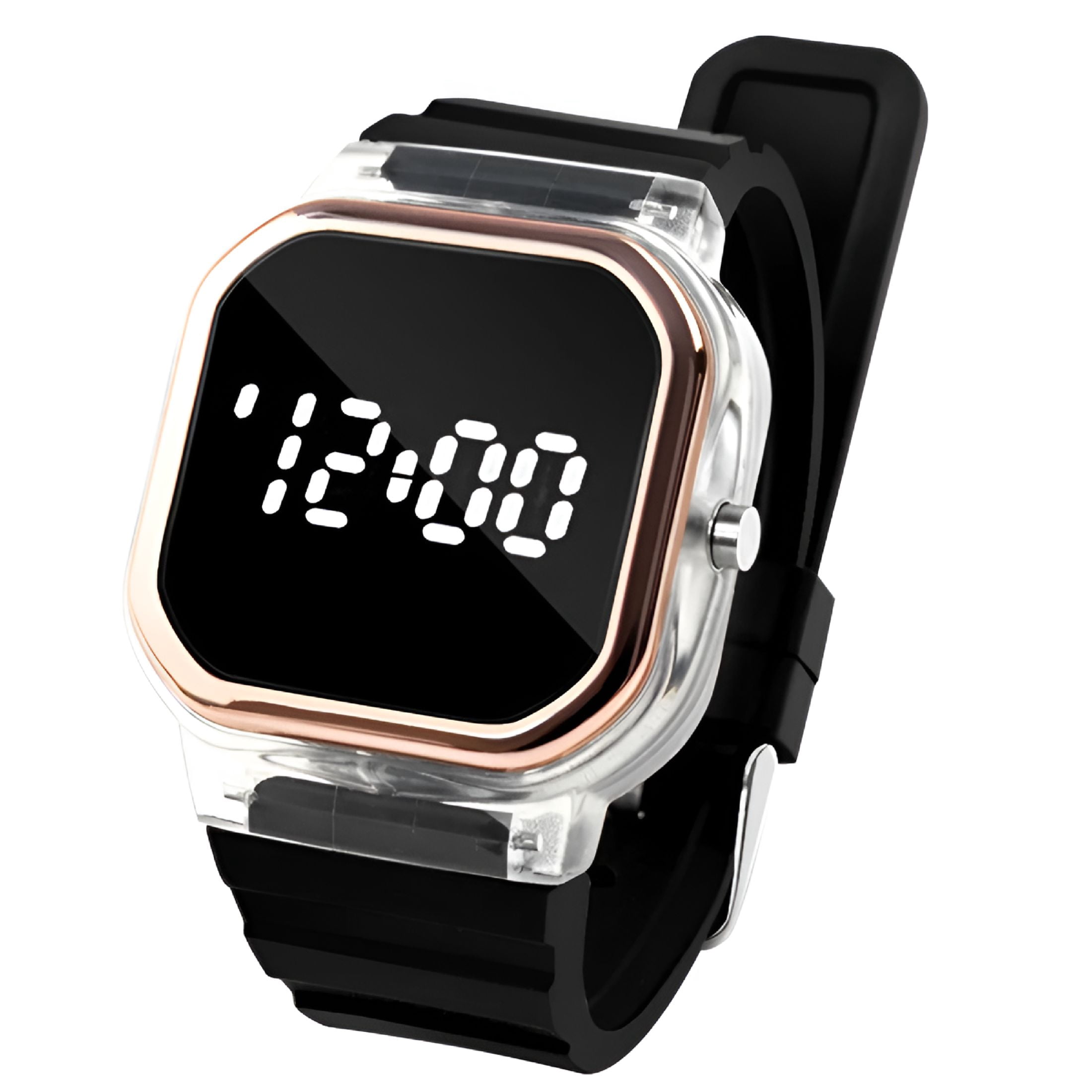DESIGNICE Large Face Led Digital Watch,Date & Time,3Bar Waterproof ...