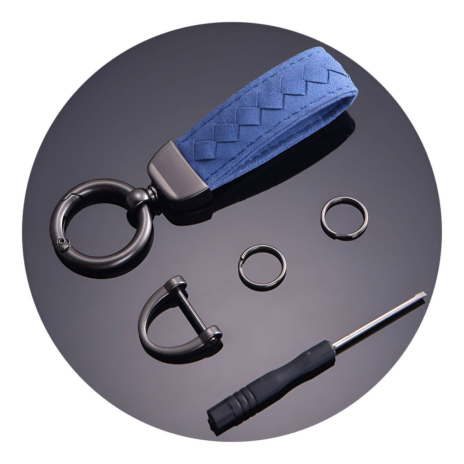 DESIGNICE Leather Keychain,Car Keys Car Key Chain,Backpack Accessory ...