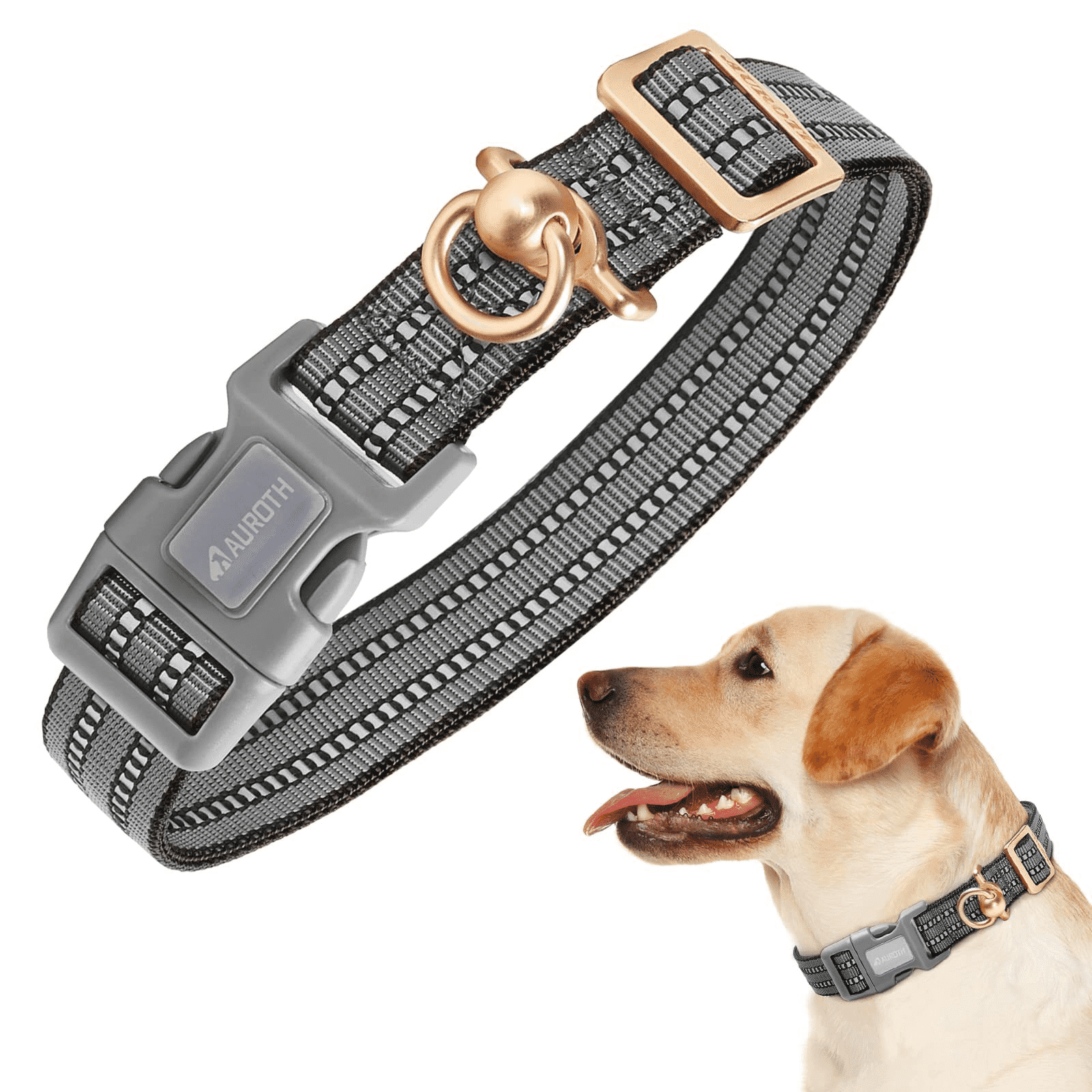 DESIGNICE Light Up Dog Collar Adjustable Sizing Dog Light Up Collar ...