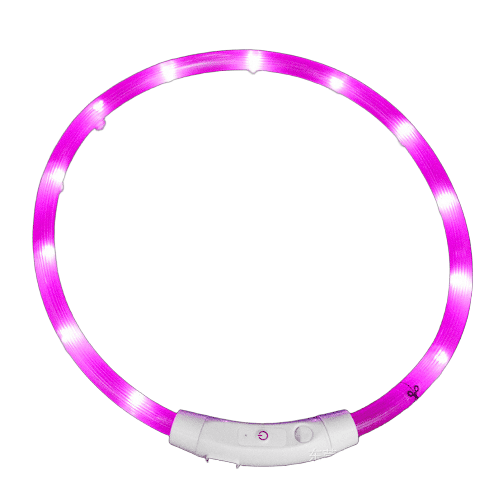 DESIGNICE Light Up Dog Collar Night Safety Feature Dog Light Up Collar ...