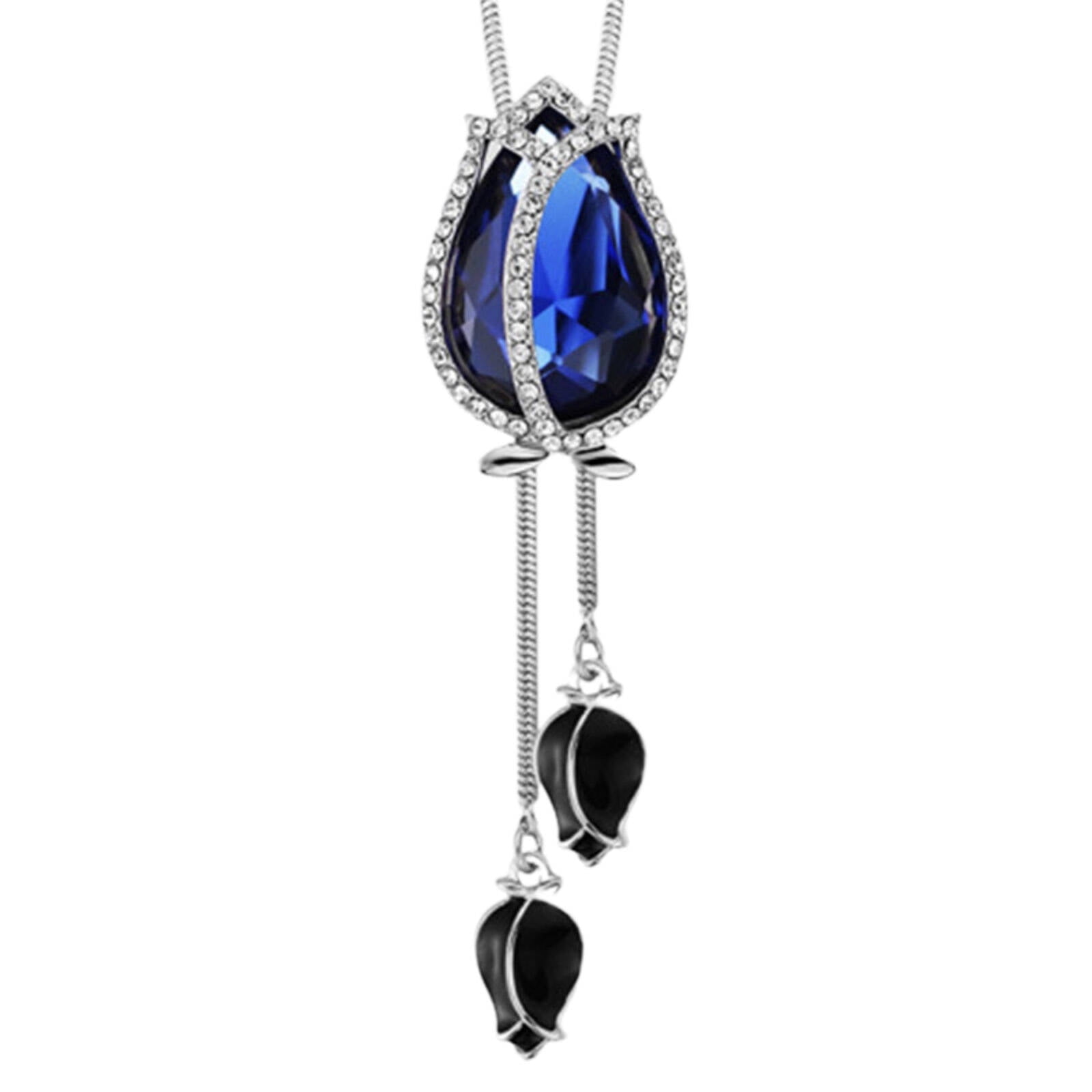 DESIGNICE Long Necklaces for Women Trendy,Sleek Minimalist Pendant ...