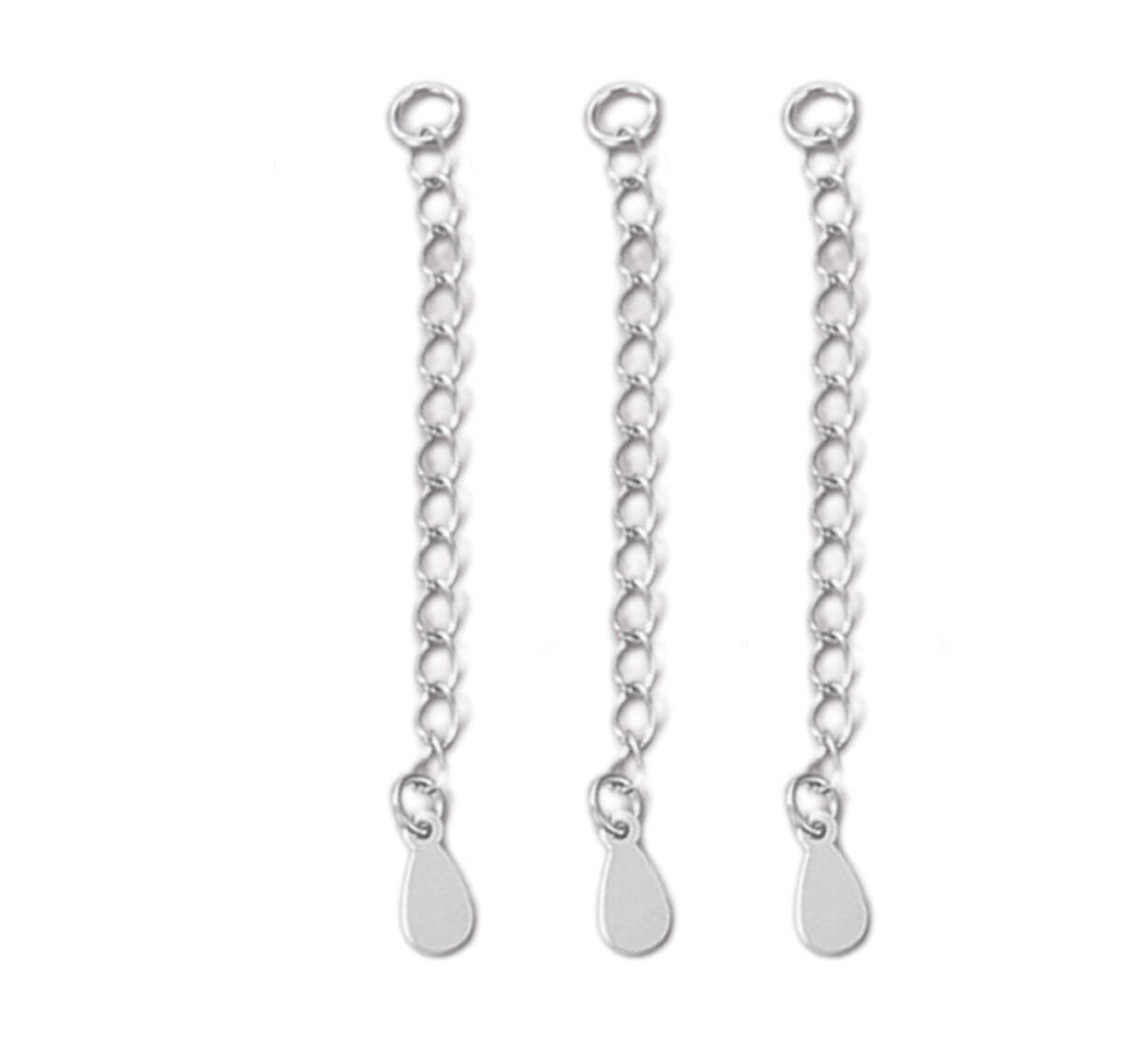 DESIGNICE Magnetic Necklace Clasp,Elegant Necklace Extender Silver ...