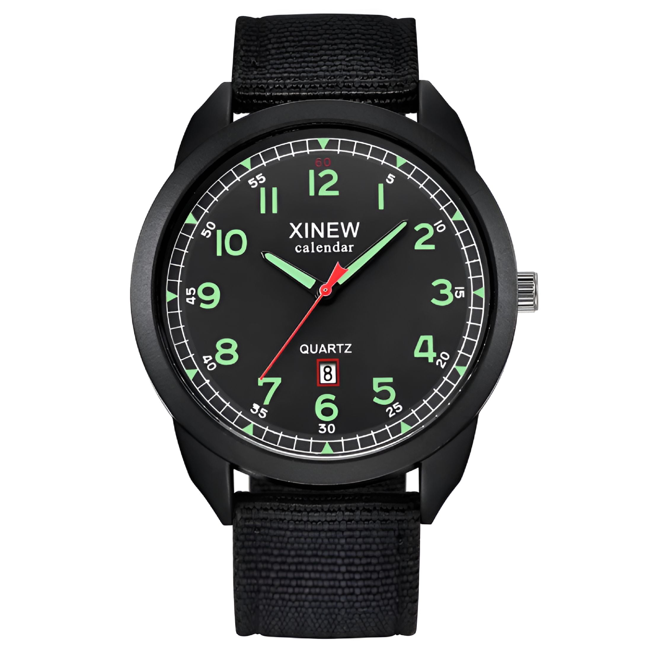 DESIGNICE Men's Nylon Waterproof Date Work Watches Quartz Watch Analog ...
