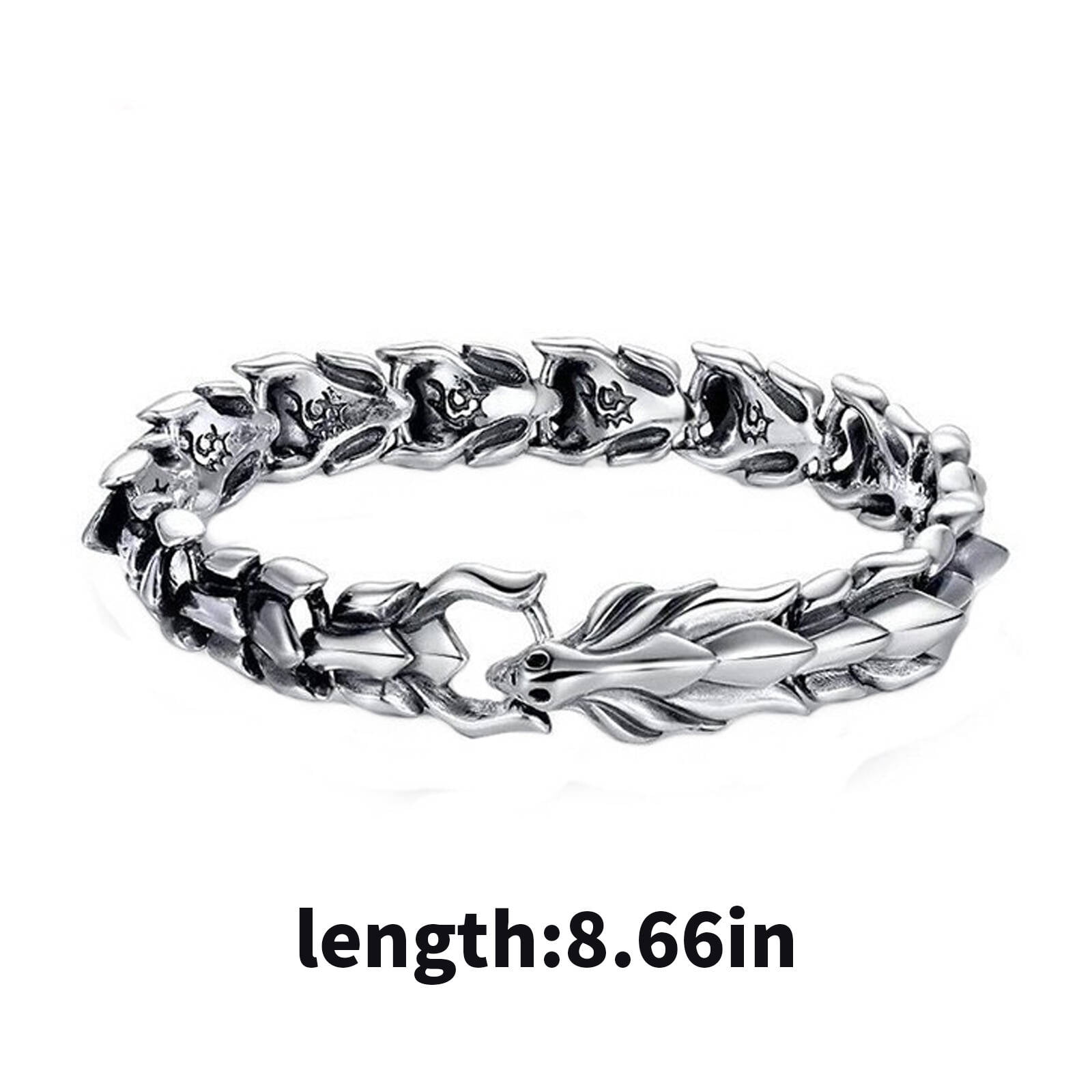 DESIGNICE Mens Bracelet,Keel Design Bracelets for Men,Dragon Element ...