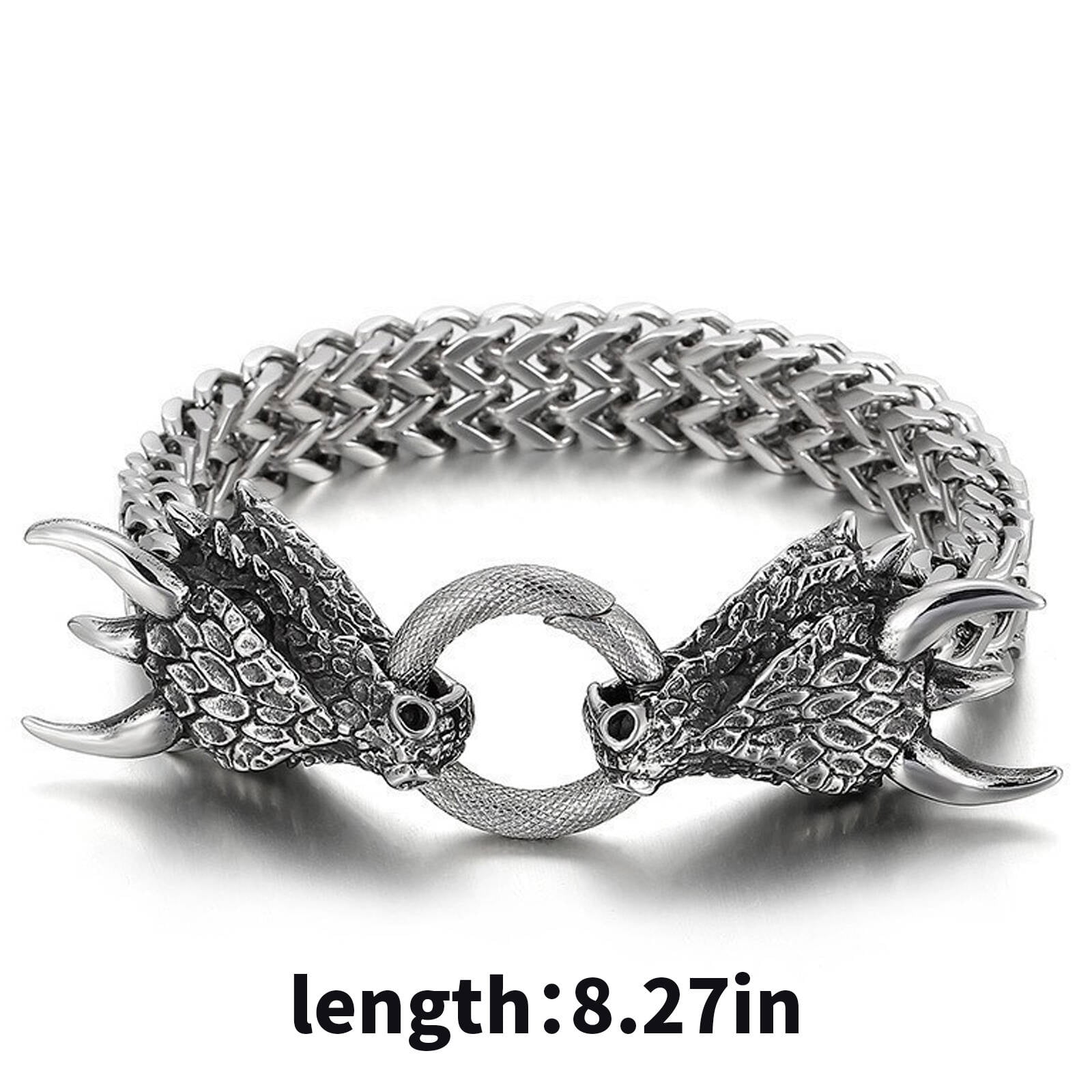 DESIGNICE Mens Bracelet,Rainbow Mens Jewelry, Lucky Charm Pulseras Para ...