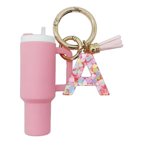 DESIGNICE Mini Tumbler Keychain Accessories for Cup with Handle ...