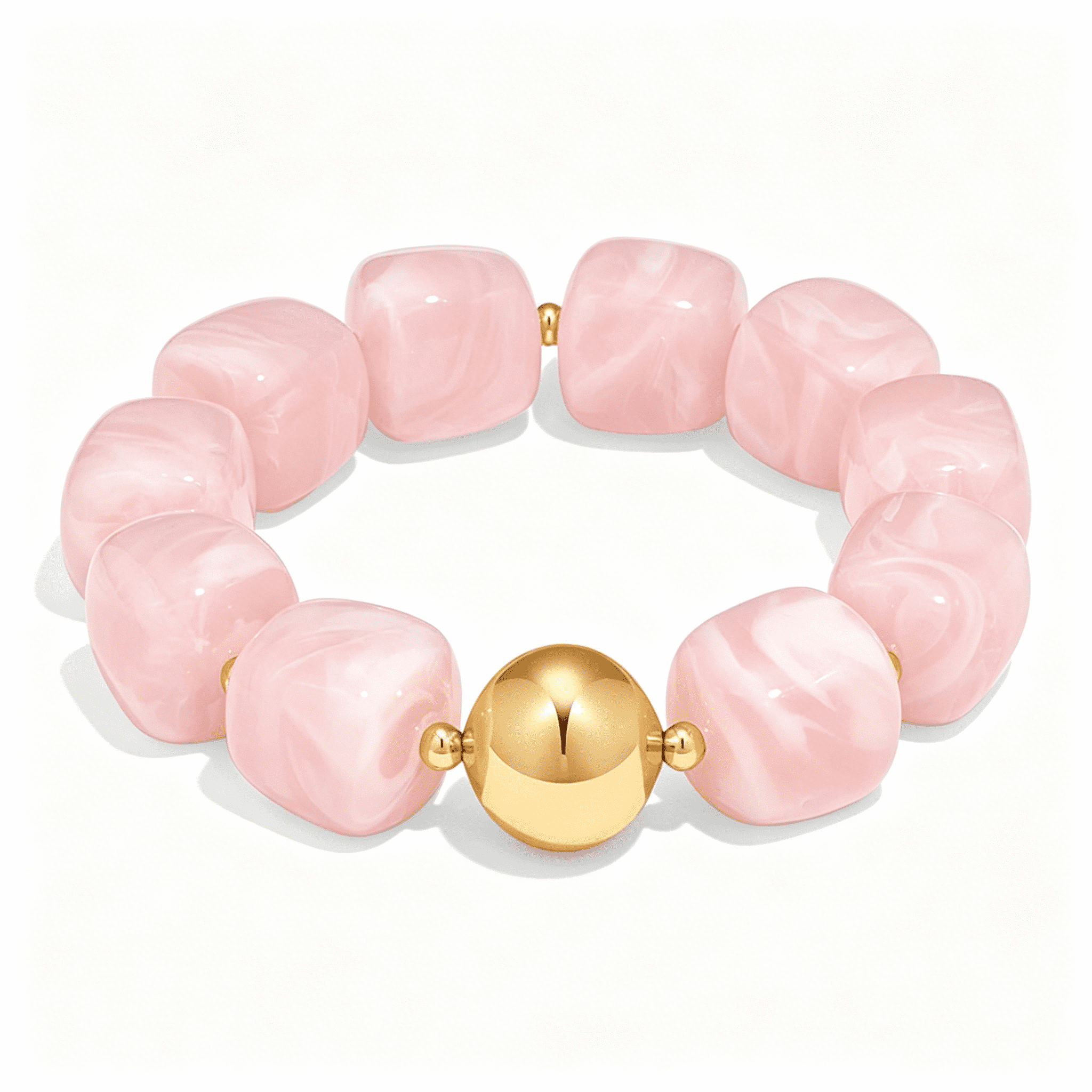 DESIGNICE Multicolor Chunky Beaded Bracelet for Women Bold Acrylic ...
