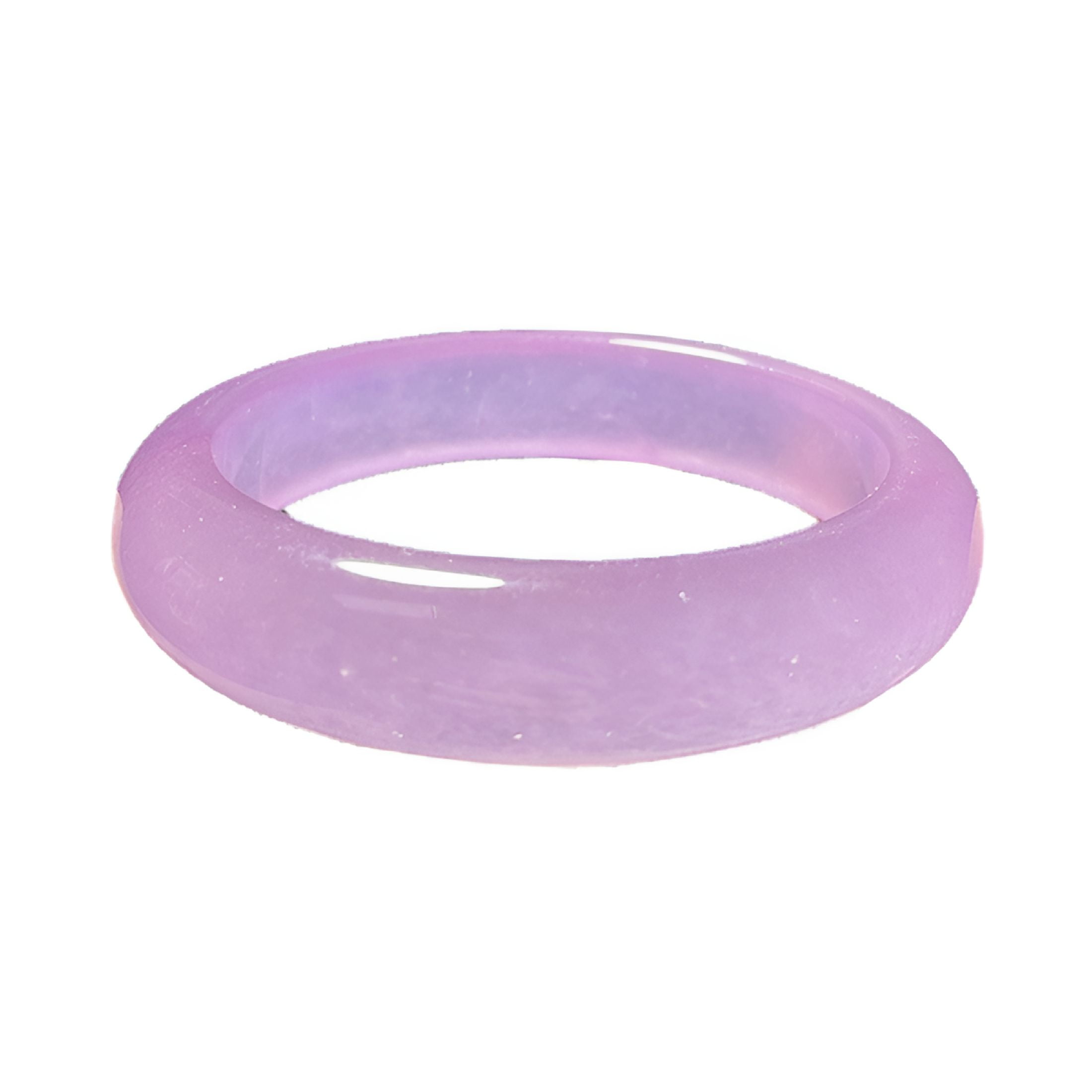 DESIGNICE Natural Lavender Purple Jadeite Jade Gemstone Bangle Bracelet ...