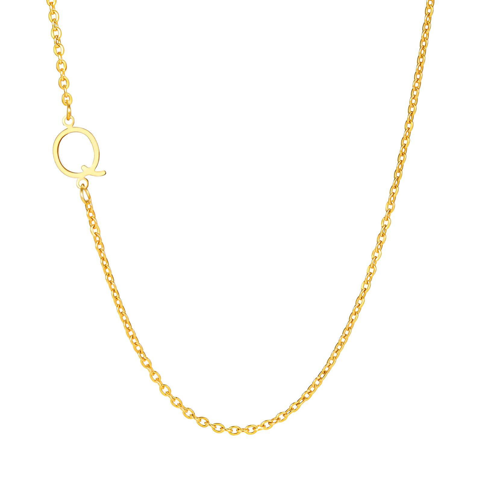 DESIGNICE Necklace with Initials,Exclusive Symbol Initial Necklaces ...