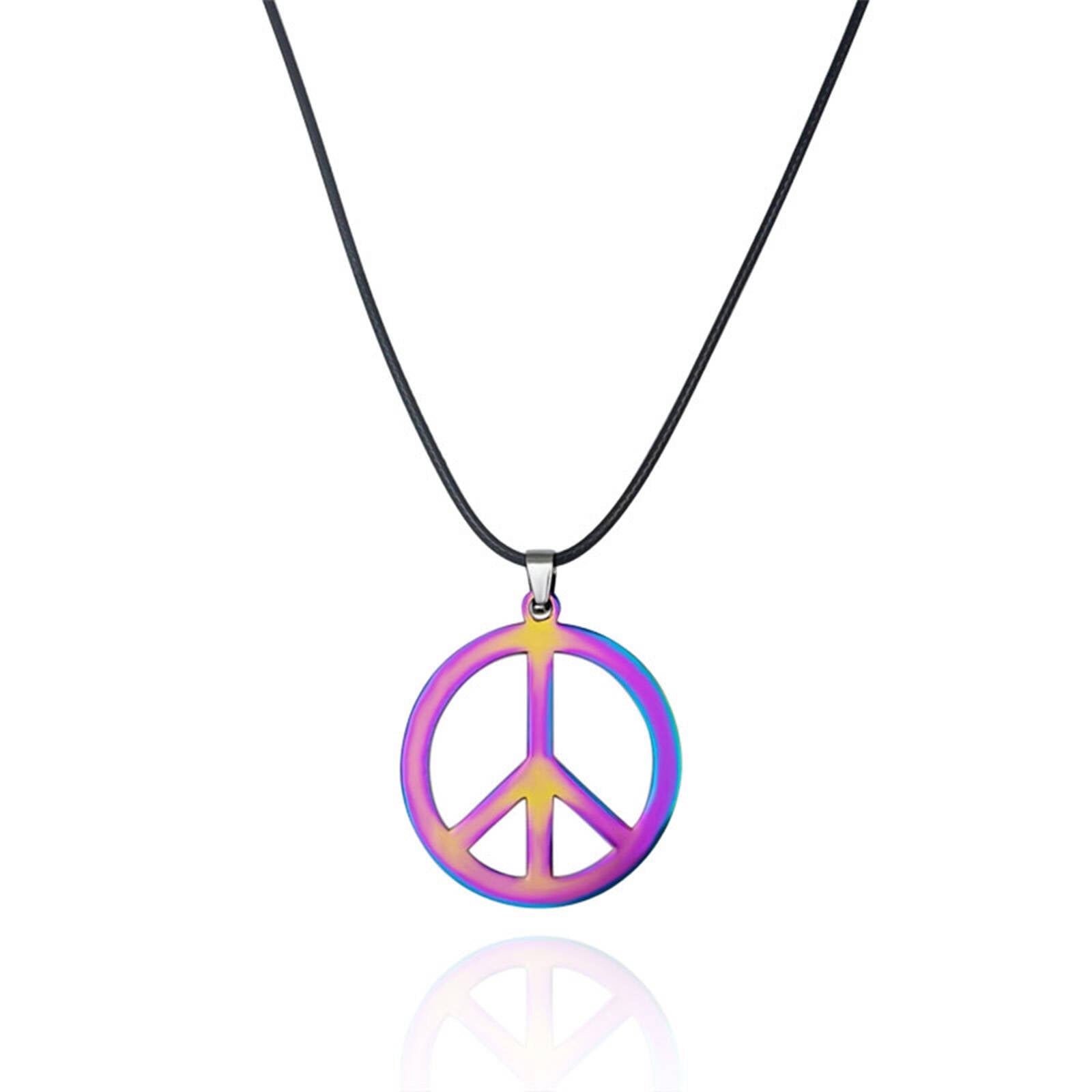 DESIGNICE Peace Symbol Necklace Anti-War Peace Symbol Peace Symbol ...