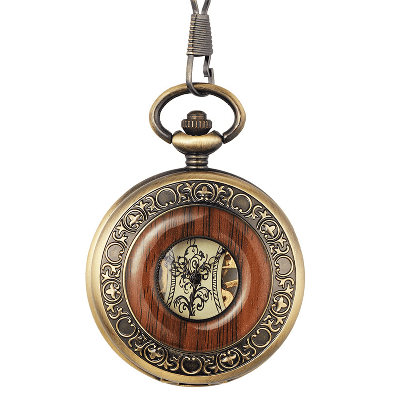 DESIGNICE Pocket Watch Vintage Flip Cover Design Pocket Watches for Men ...