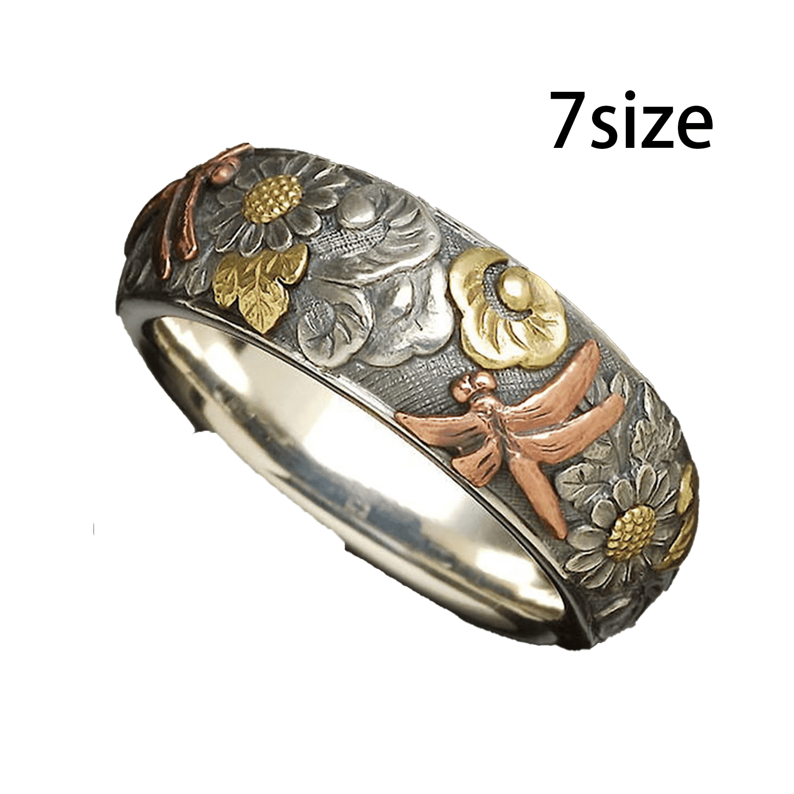 DESIGNICE Promise Rings Engraving Stackable Rings Versatile Chunky ...