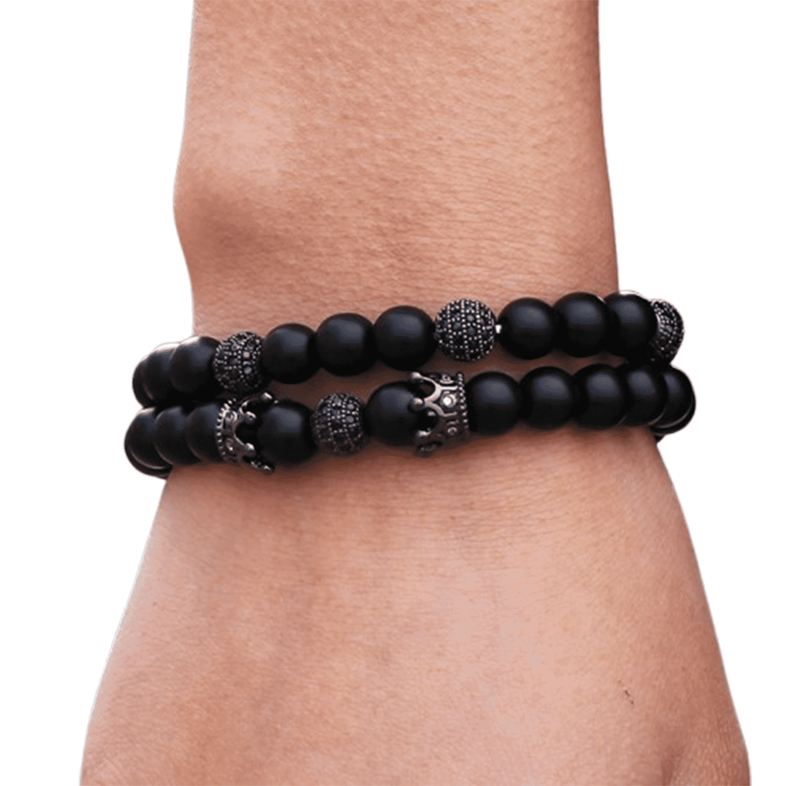 DESIGNICE Pulseras Para Hombres Black Copper Beads Guy Gifts Boys ...