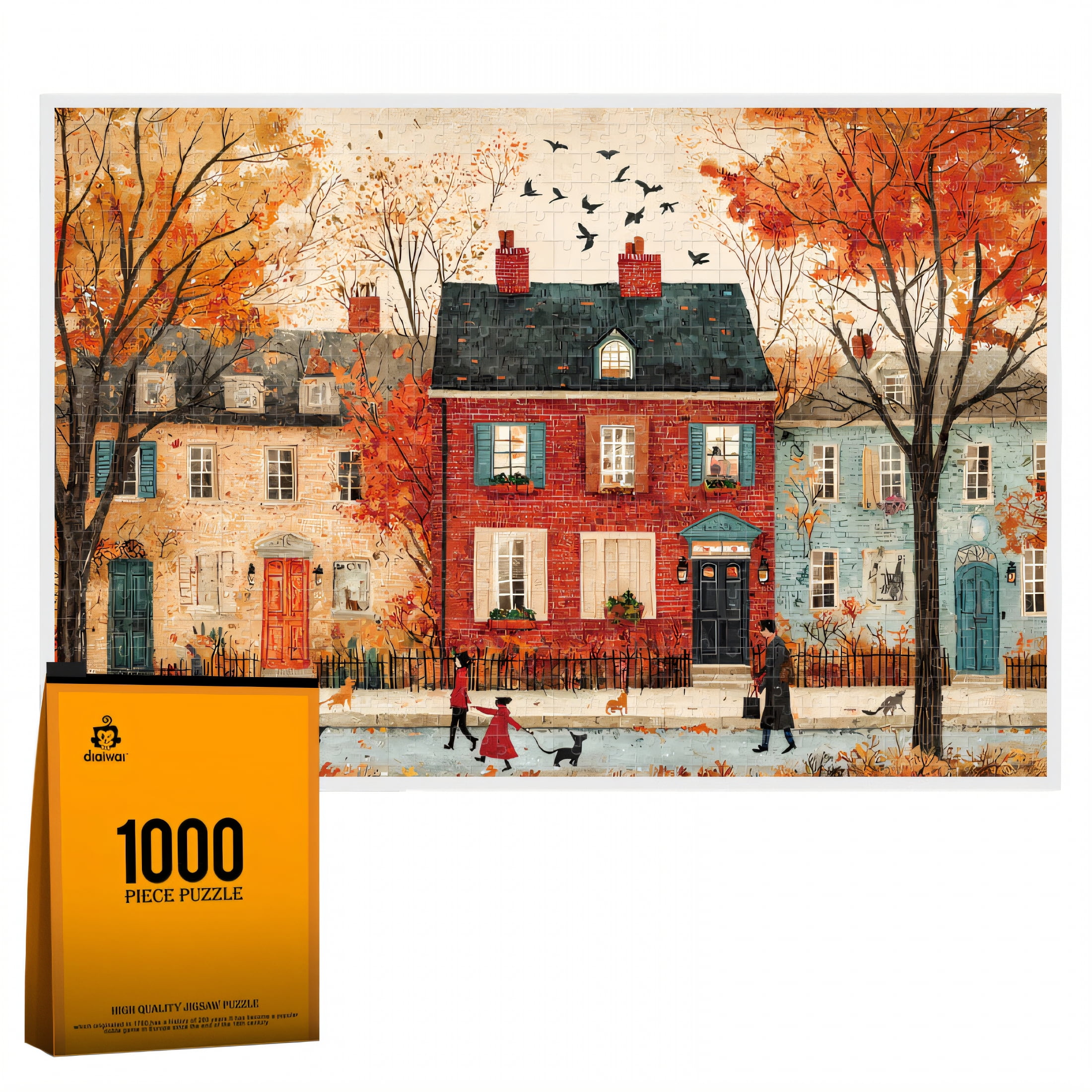 DESIGNICE Puzzles for Adults 1000 Pieces,4-Tone Print Process 1000 ...