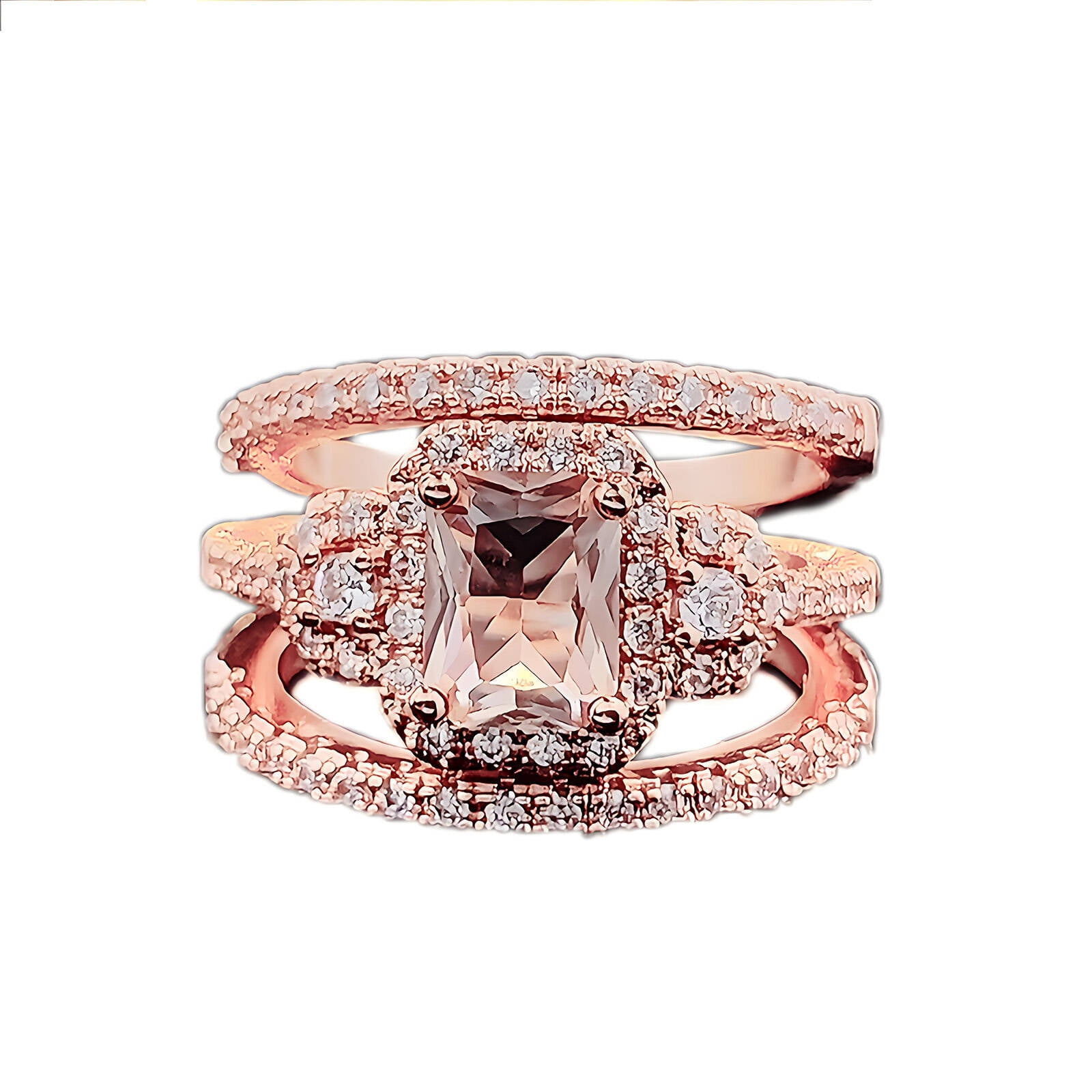 DESIGNICE Ring Sizers,Gold-Plated Ring Sizer Measuring Tool,Rose Gold ...