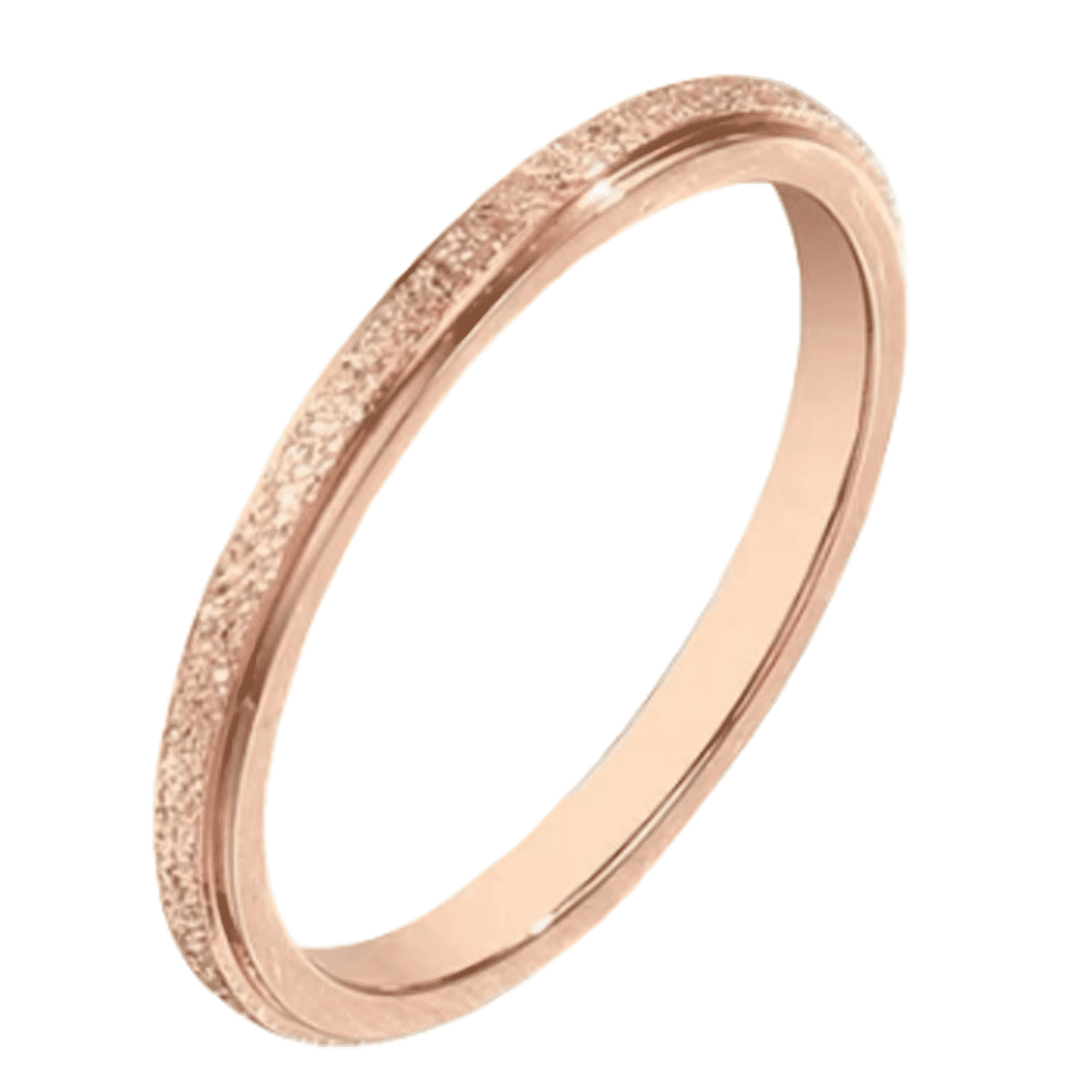 DESIGNICE Rings for Women,Refined Gold Pearl Sand Matte Finish Tungsten ...