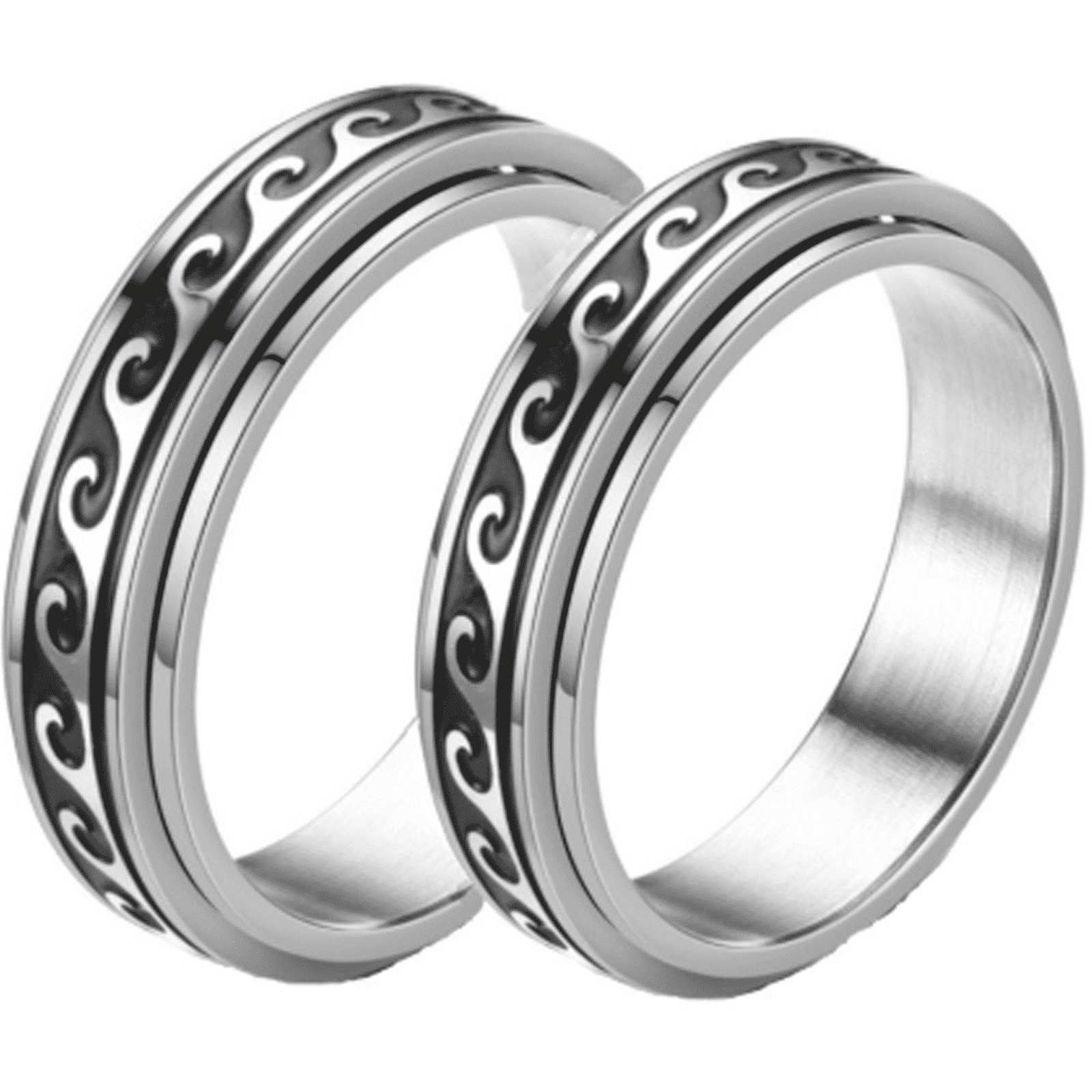 DESIGNICE Rings for Women,Stylish Stainless Steel Rings for Stress-Free ...