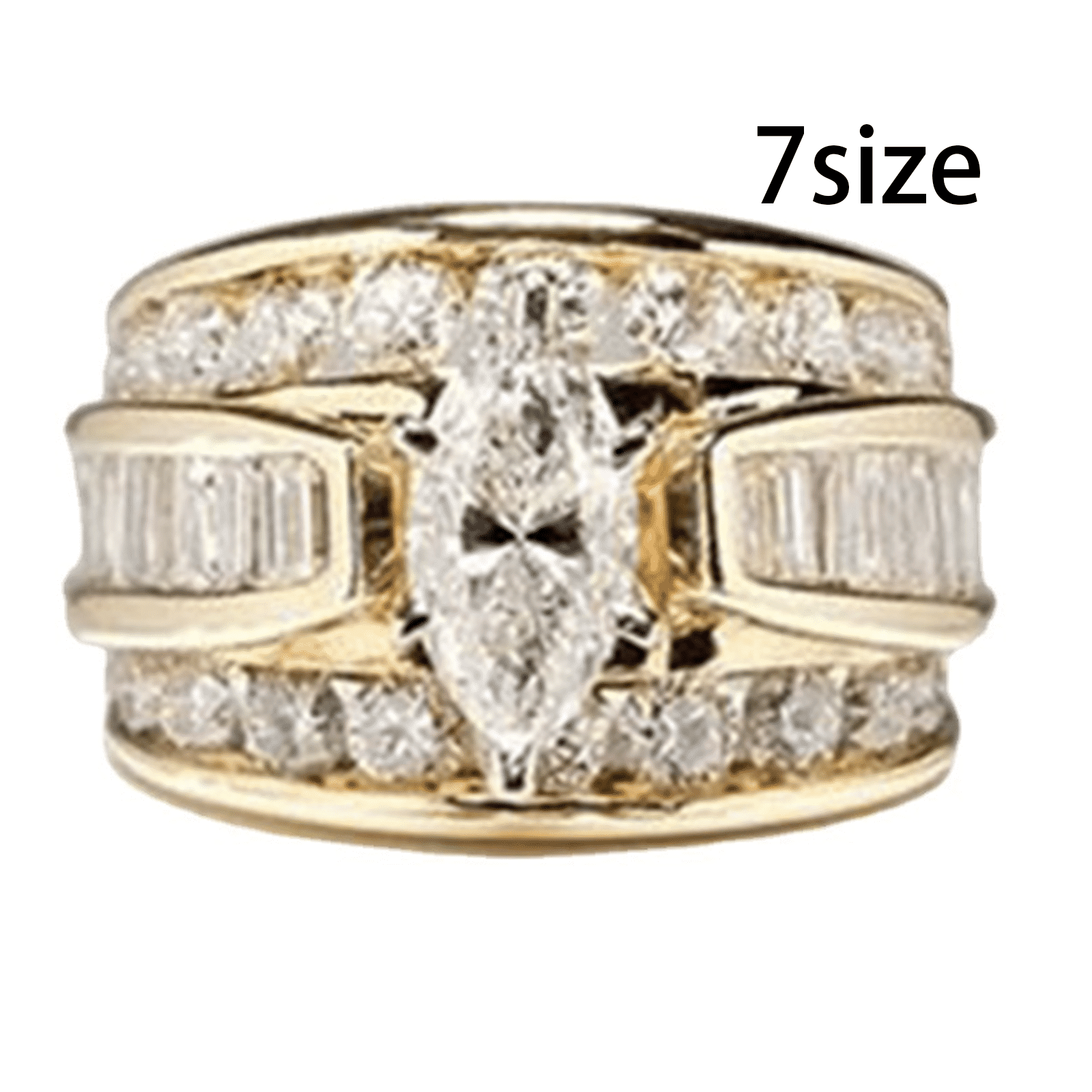 DESIGNICE Rings for Women Luxurious Multi-Layered Styling Engagement ...