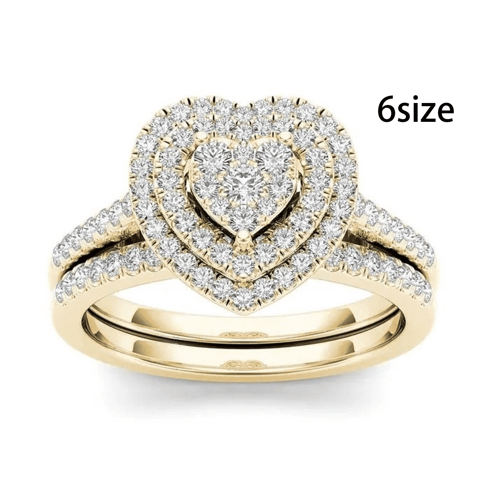DESIGNICE Rings for Women Shape of Mind Engagement Rings for Women ...