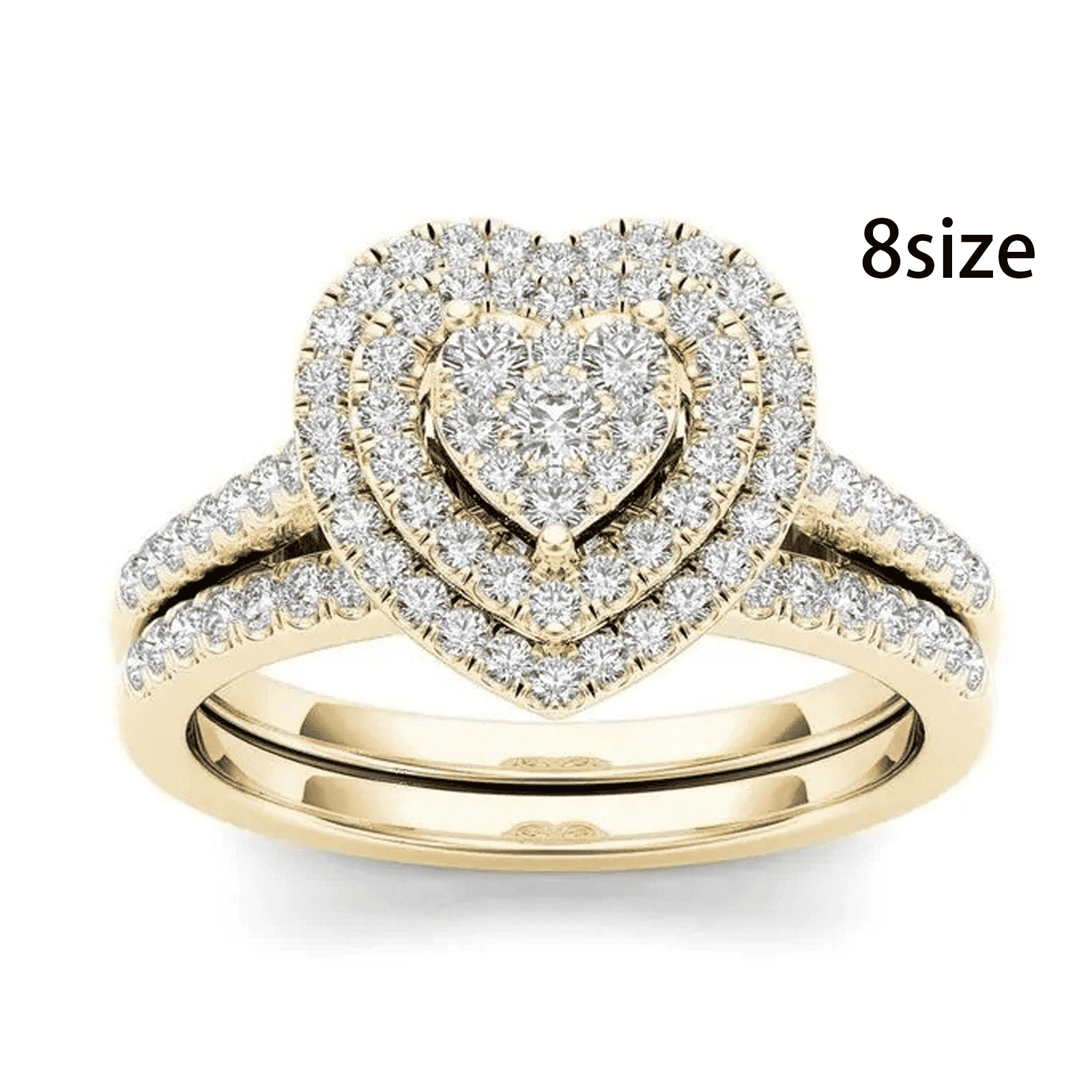 DESIGNICE Rings for Women Shape of Mind Engagement Rings for Women ...