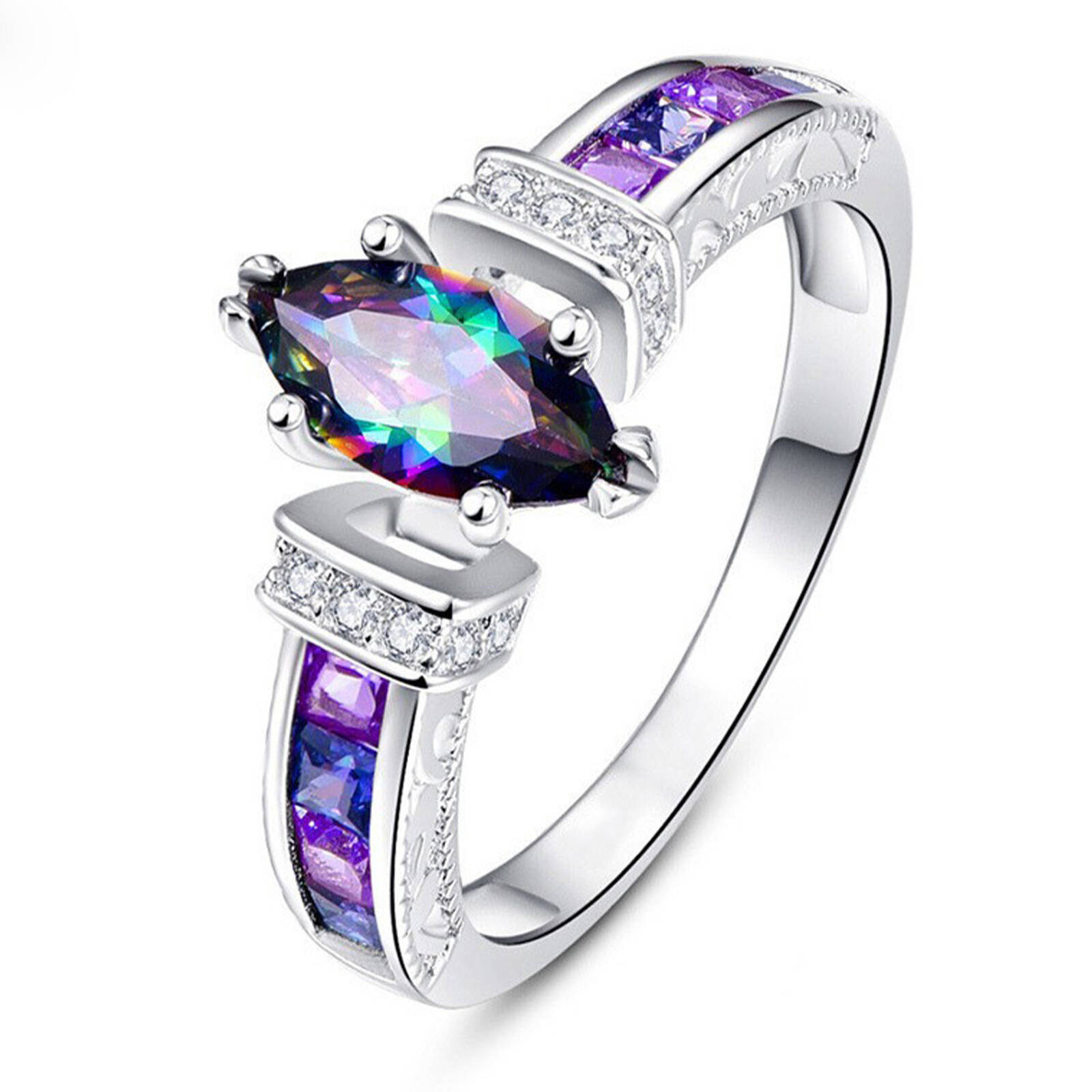 DESIGNICE Rings for Women Symbol of Luck Wedding Rings for Women Non ...