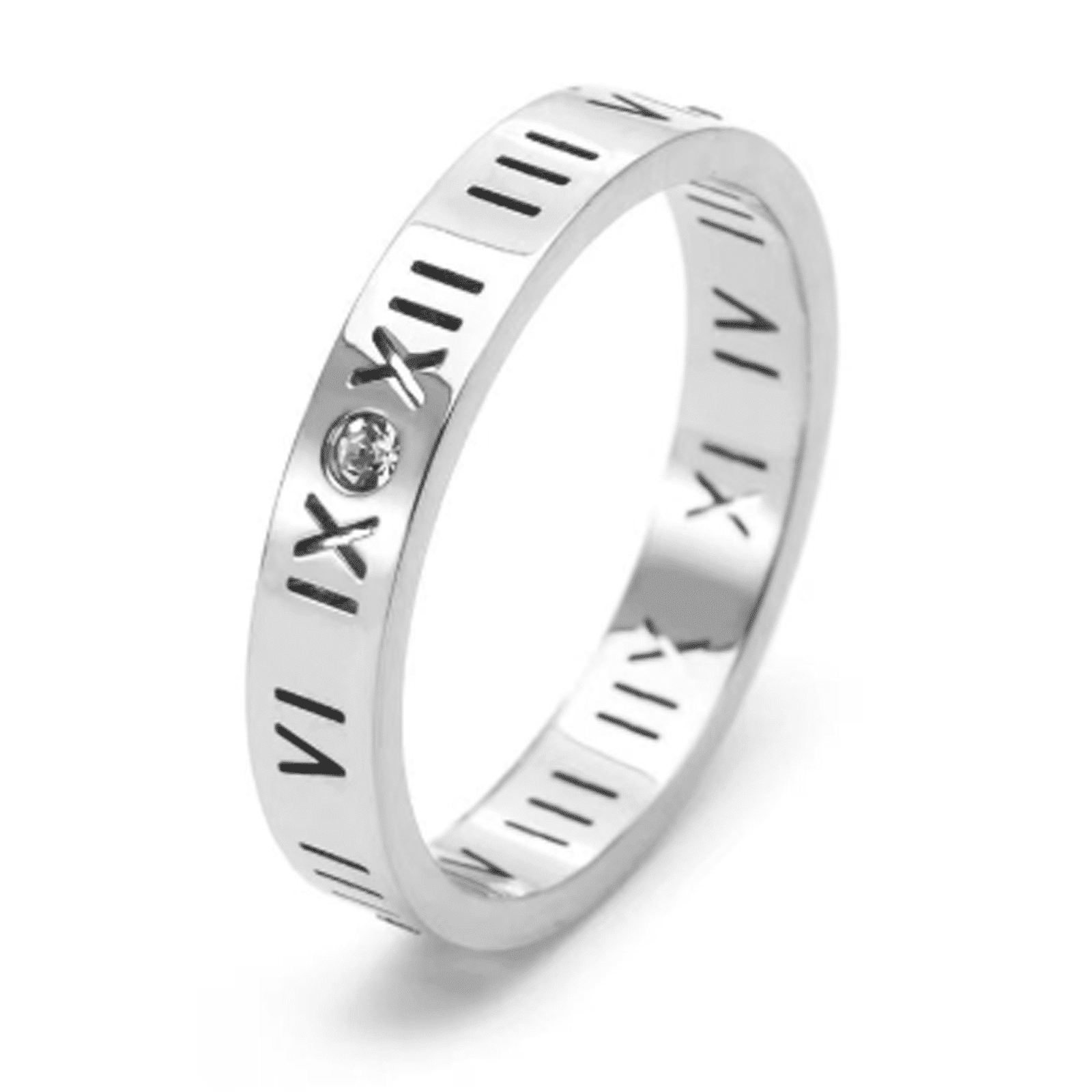 DESIGNICE Rings for Women,Unique Double Circle Design Diamond Rings for ...