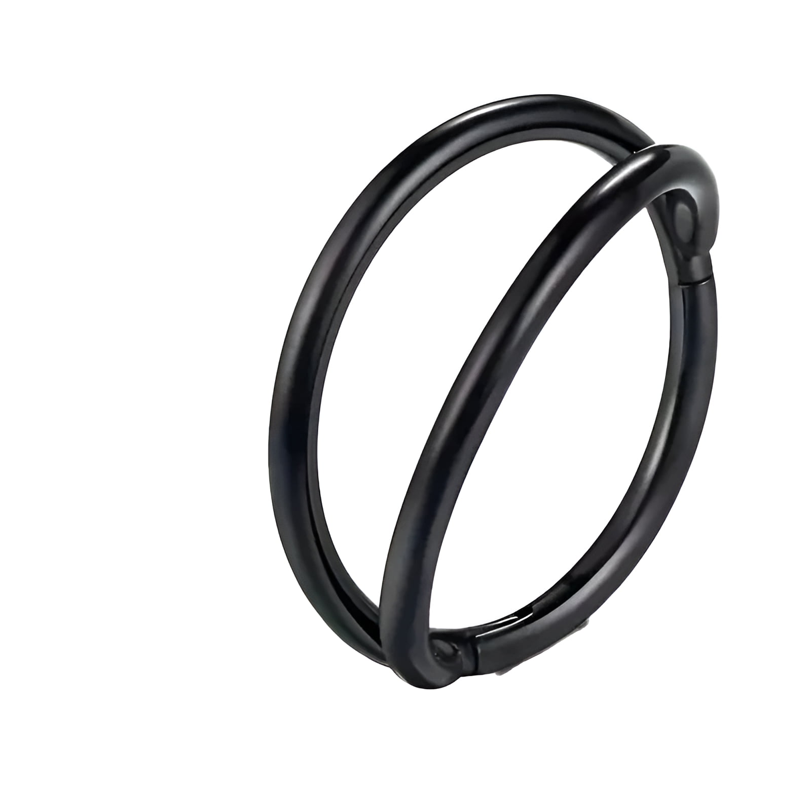 DESIGNICE Septum Nose Rings for Women,Double Row Split Nose Ring Septum ...