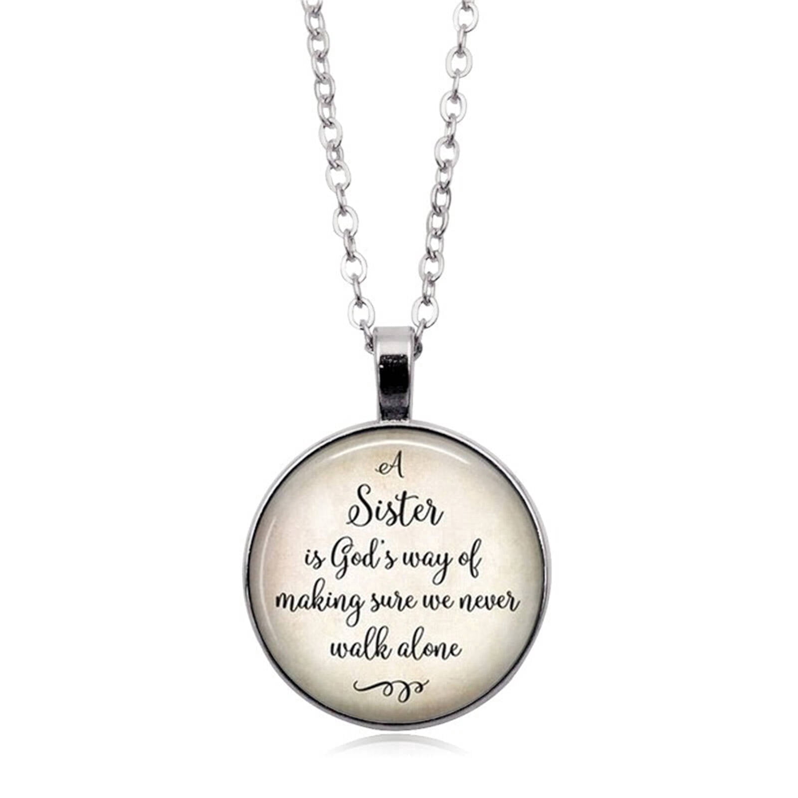 DESIGNICE Sister Necklaces Personalized English Letters Gifts for ...