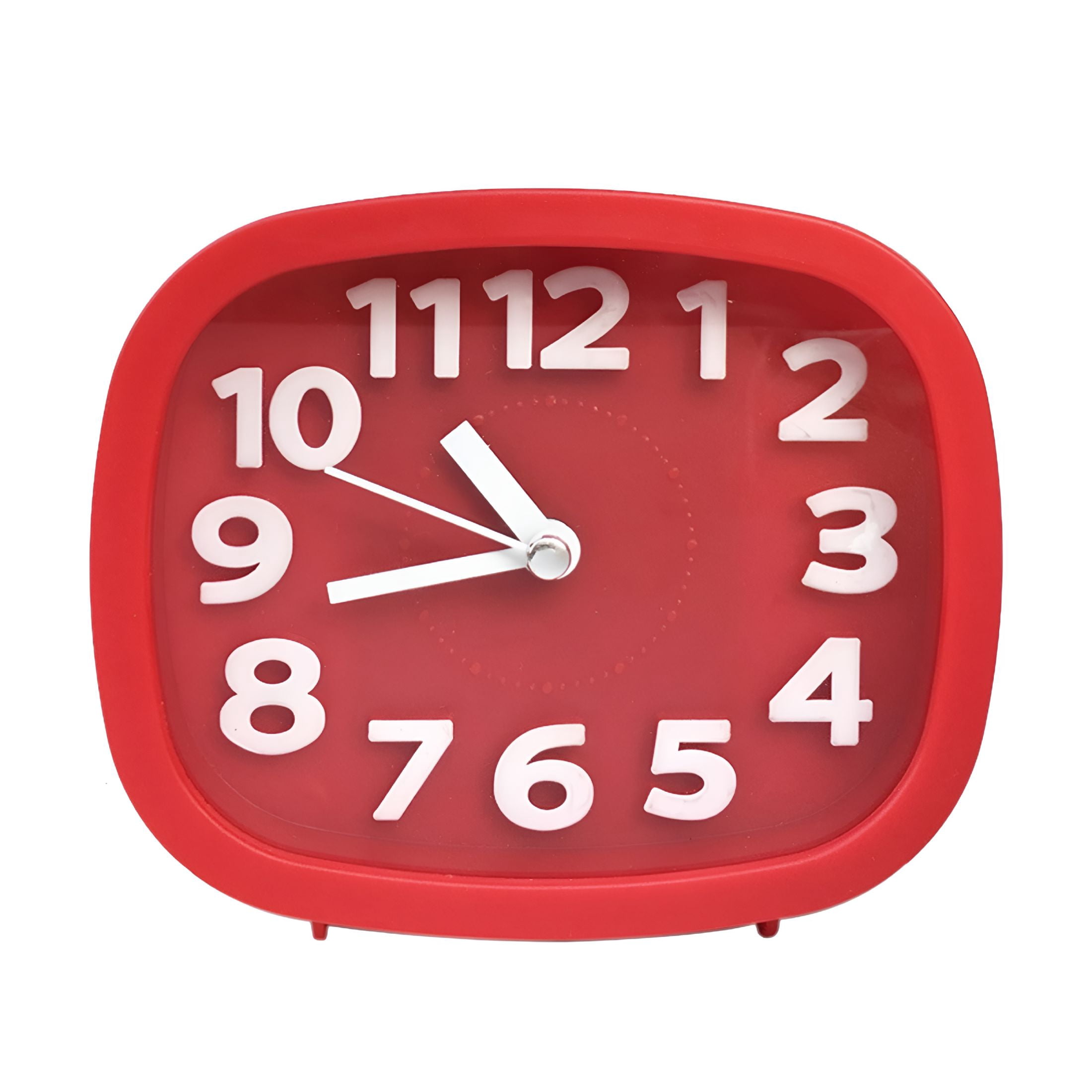 DESIGNICE Small Battery Operated Alarm Clock,4.5