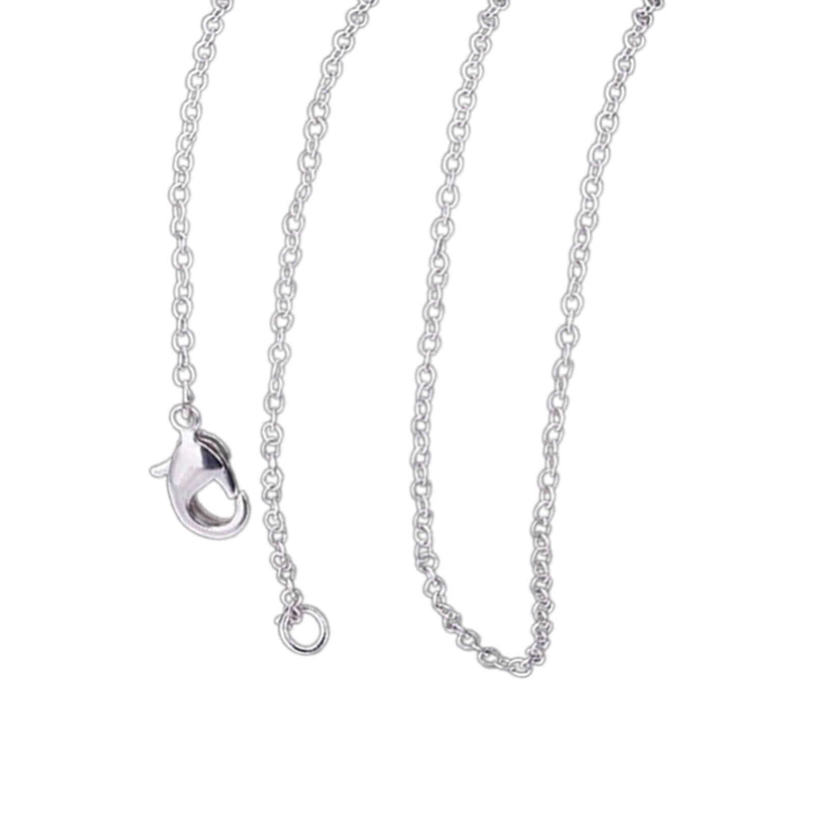 DESIGNICE Snake Necklace,Sleek 925 Sterling Silver Necklace,Long ...