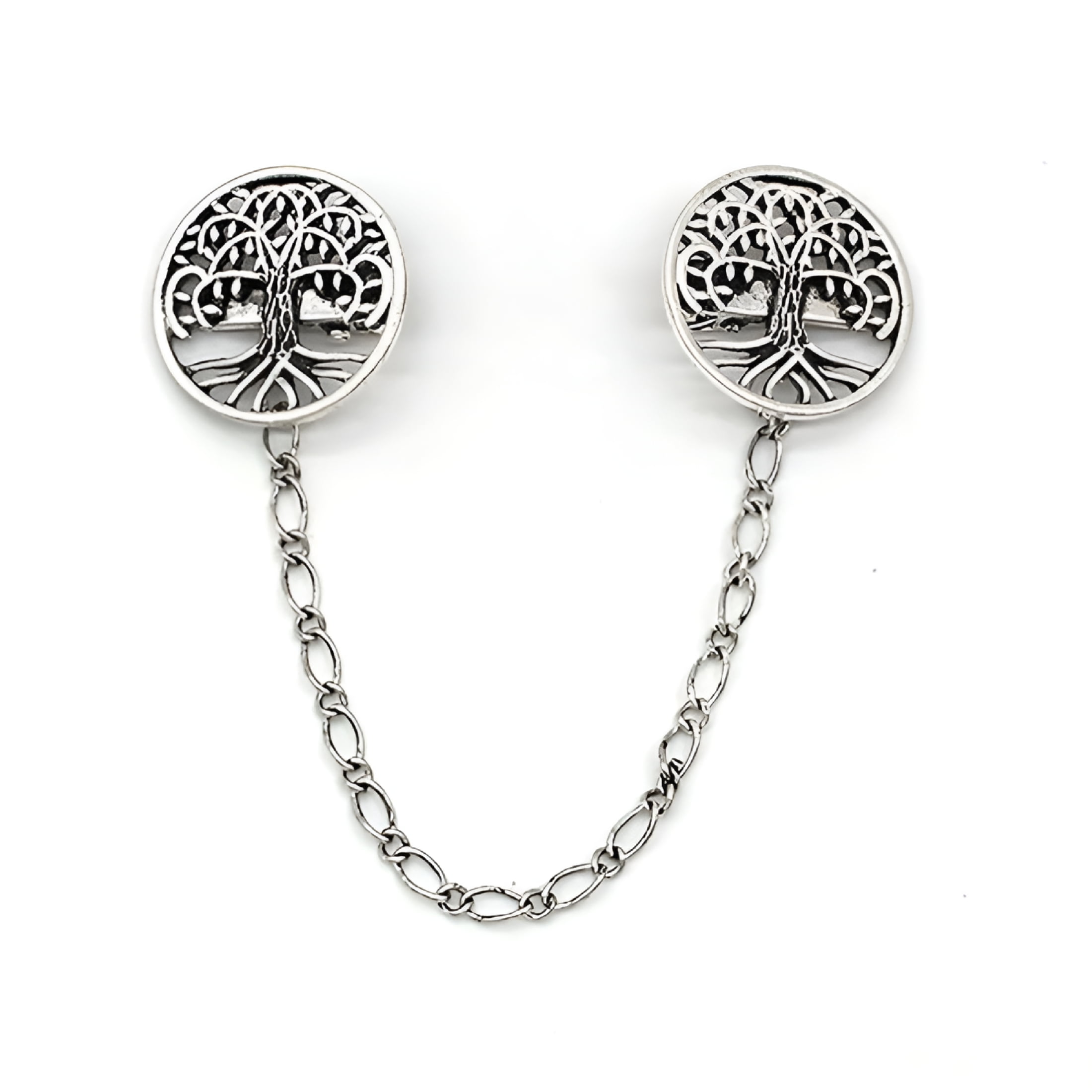 DESIGNICE Stylish Sweater Clip Cardigan Chain Clasp Clothing Fastener ...