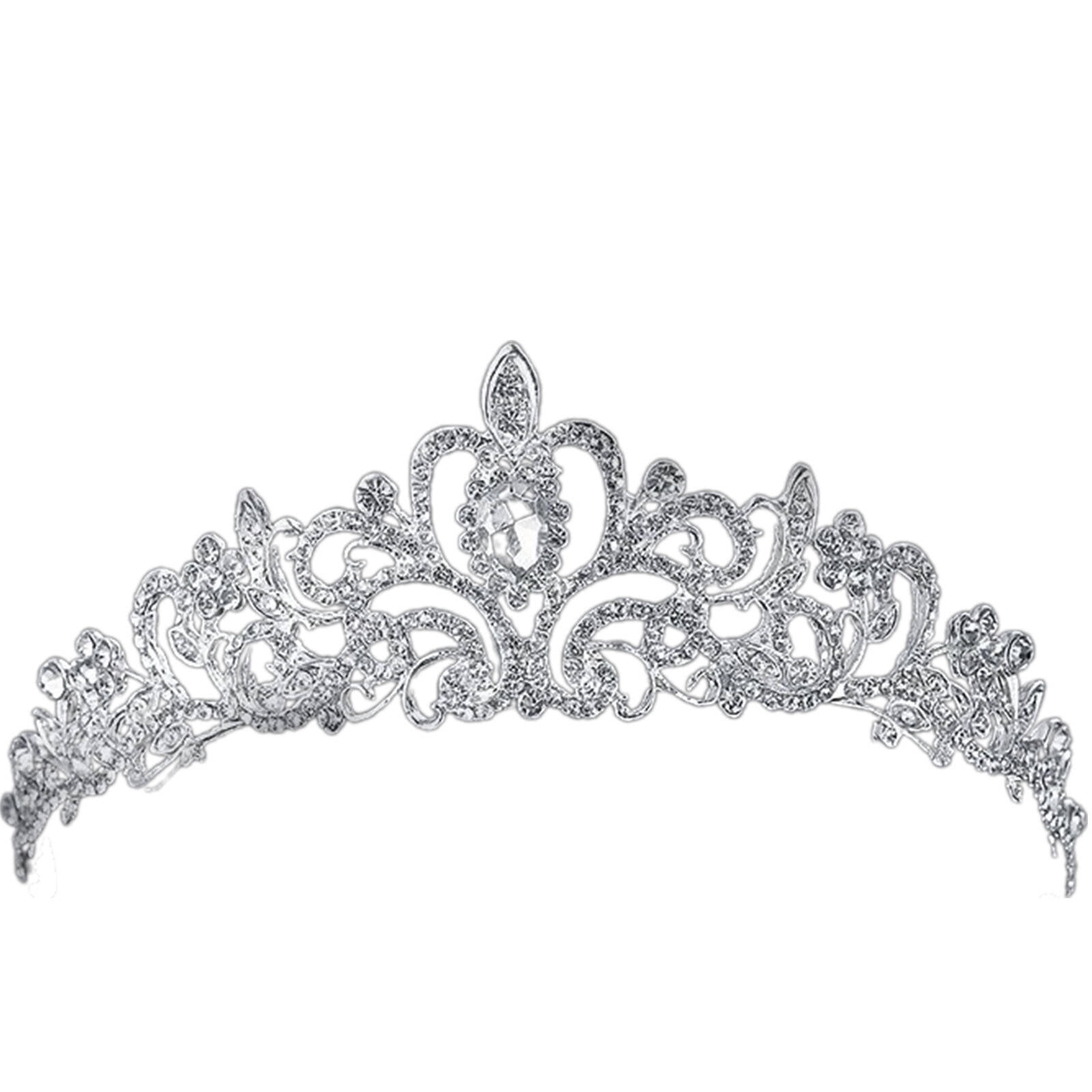 DESIGNICE Tiaras for Women,Fine Rhinestone Crowns for Women,Luxury ...