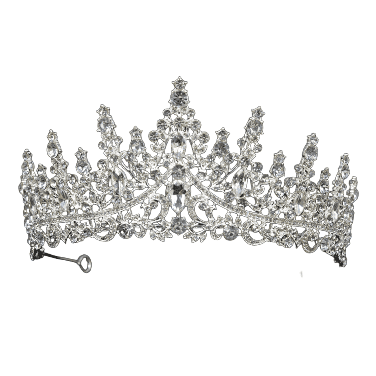 DESIGNICE Tiaras for Women,Zircon Crowns for Women,White Crystal Tiara ...