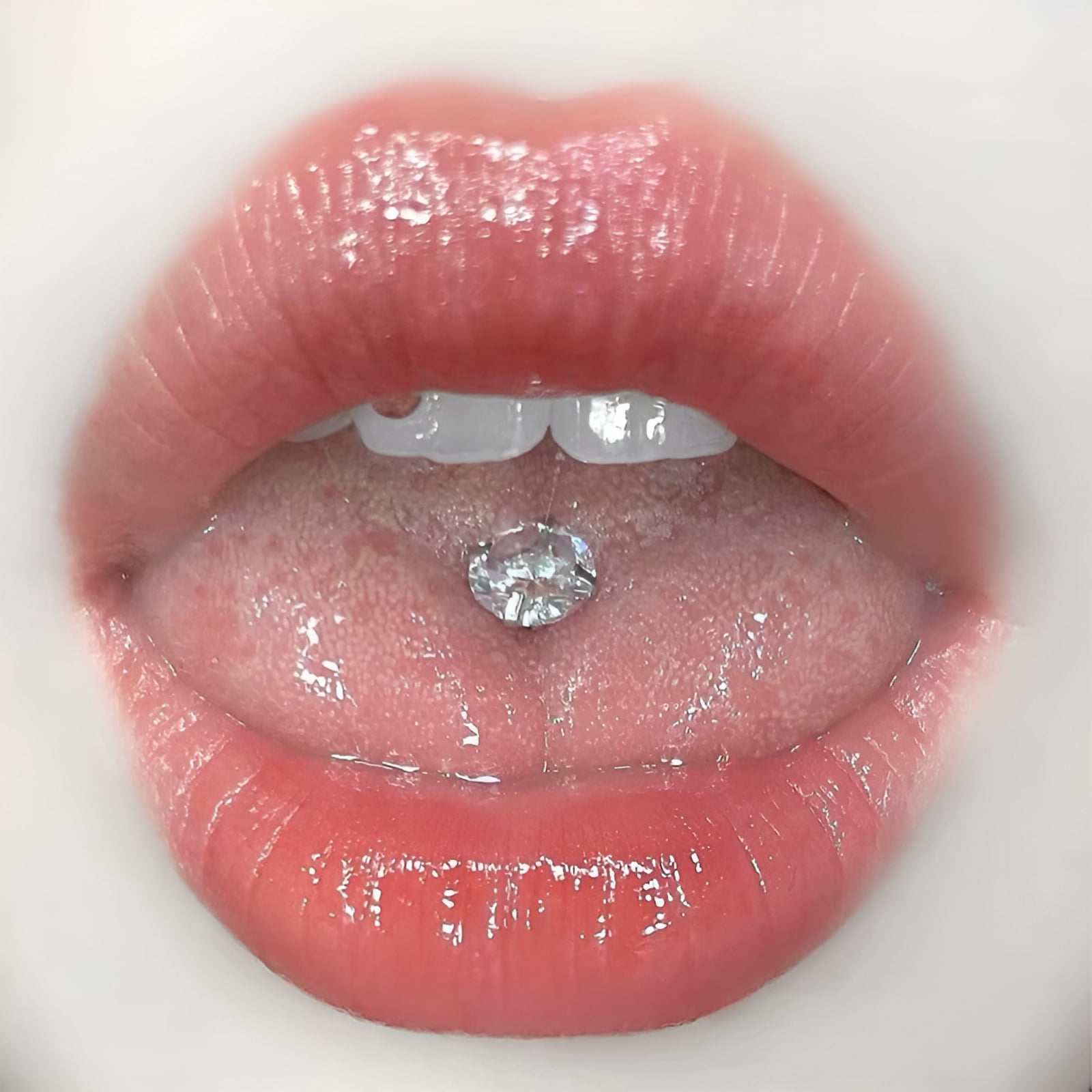 DESIGNICE Body Jewelry for Women,Steel Short Tongue Rings,Vibrating ...