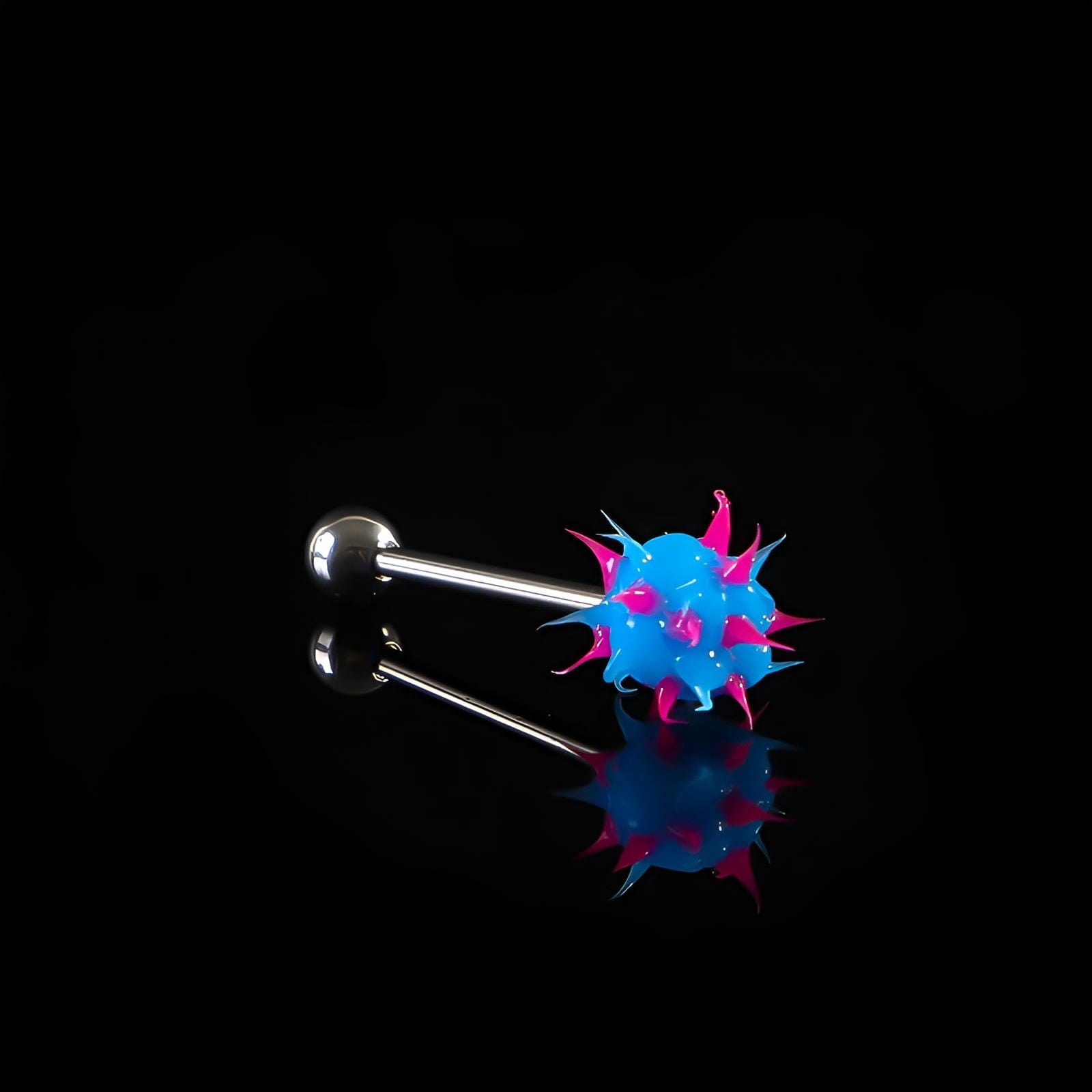 DESIGNICE Tongue Rings,Stable Color and Enduring Brightness Piercing ...