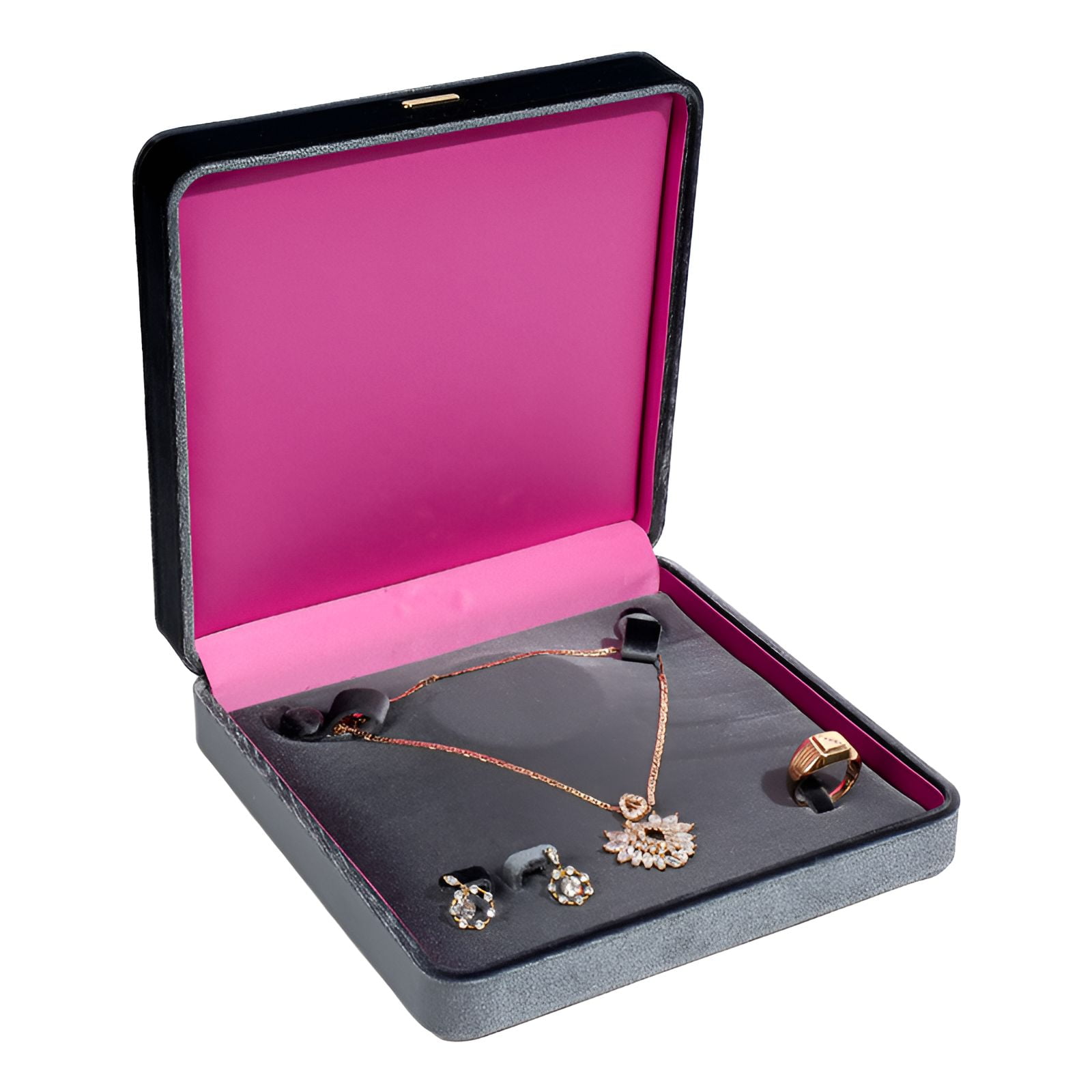 DESIGNICE Travel Jewelry Case,Fine Fabric Build Long-Wear and Abrasion ...