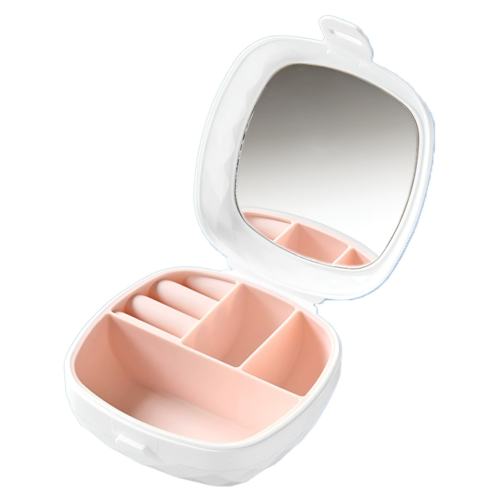 DESIGNICE Travel Jewelry Case,Tender Texture Balanced Glow Jewelry ...