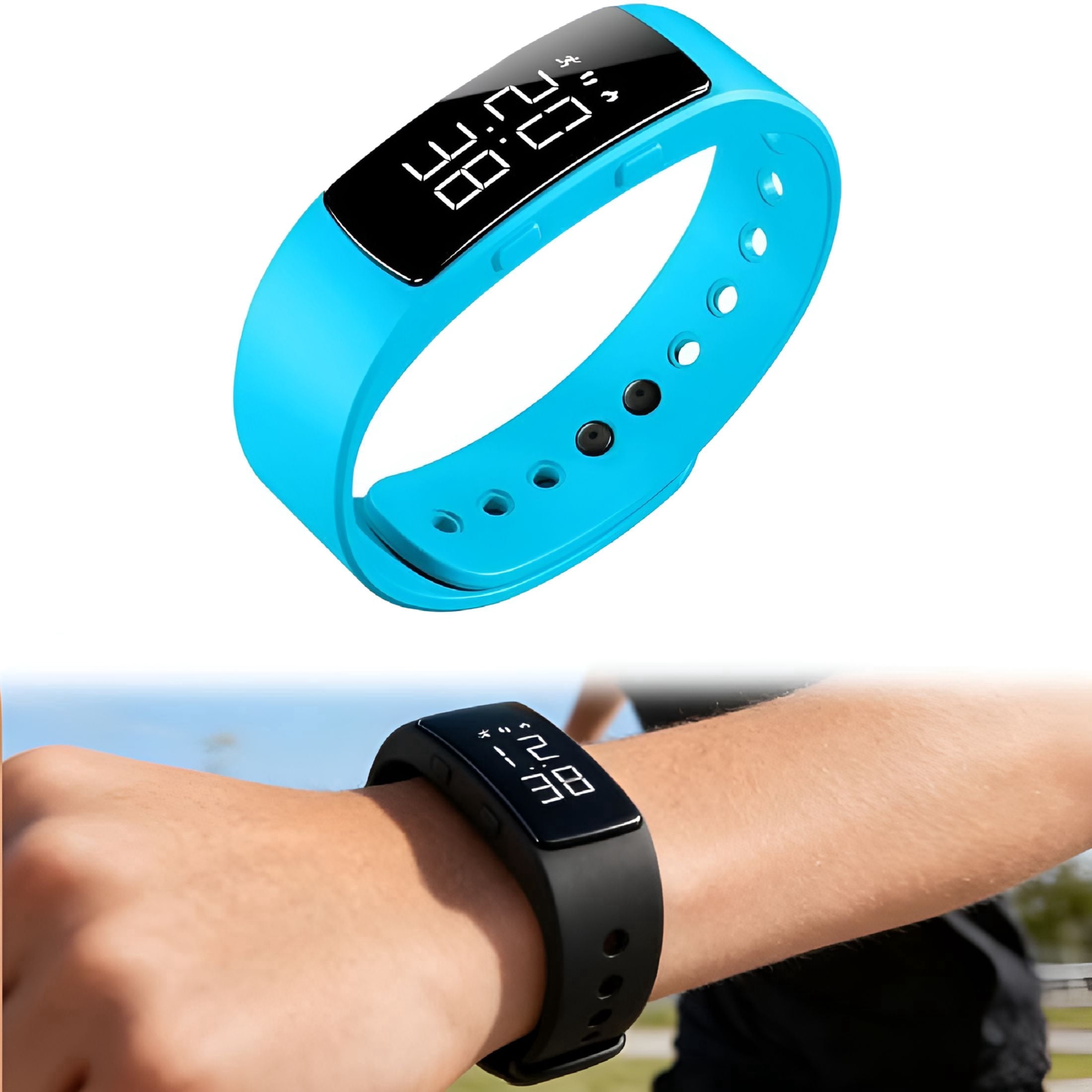 DESIGNICE Vibrating Alarm Reminder Watch,Silent Bracelet Wearable Wrist ...