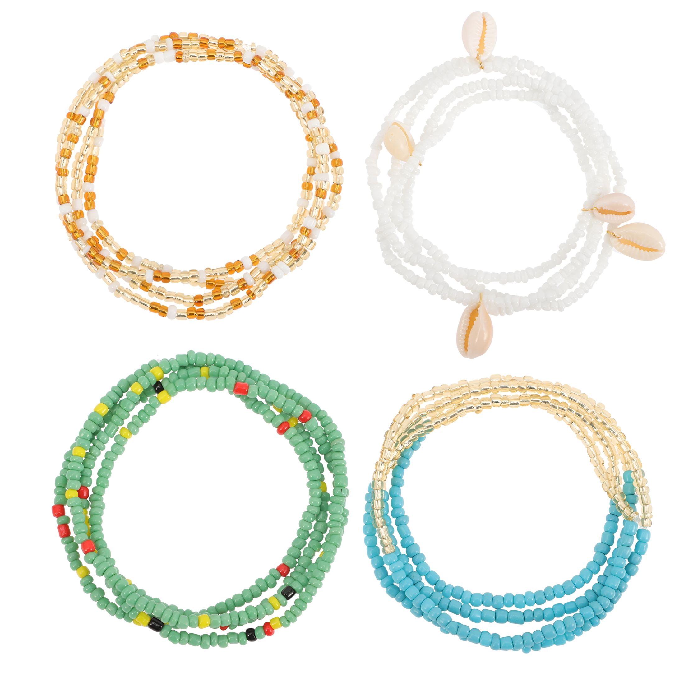 DESIGNICE Waist Beads Chain Belly Body Chains Beaded African Bikini ...