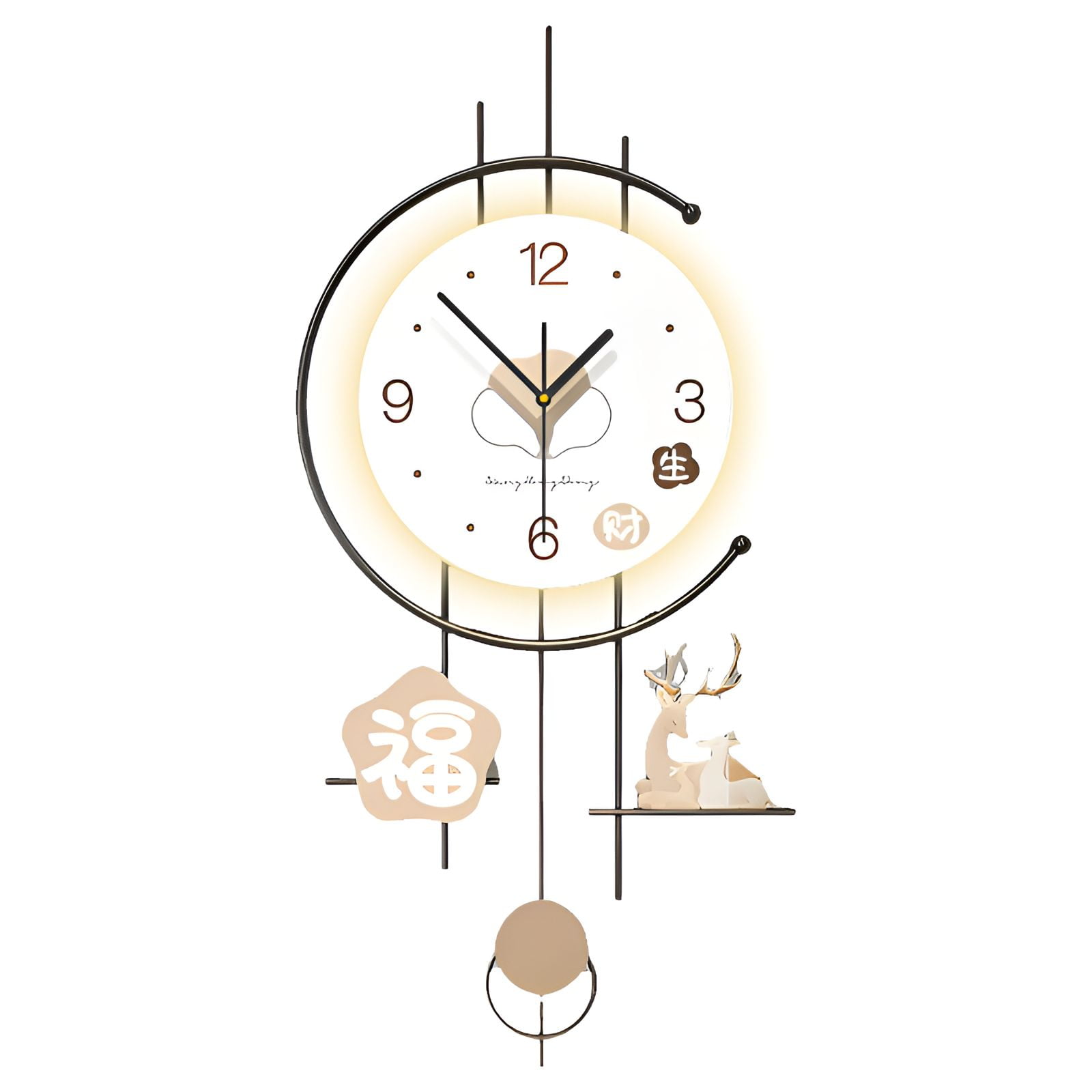 DESIGNICE Wall Clock,Accurate Timekeeping Modern Wall Clock,Daily Use ...