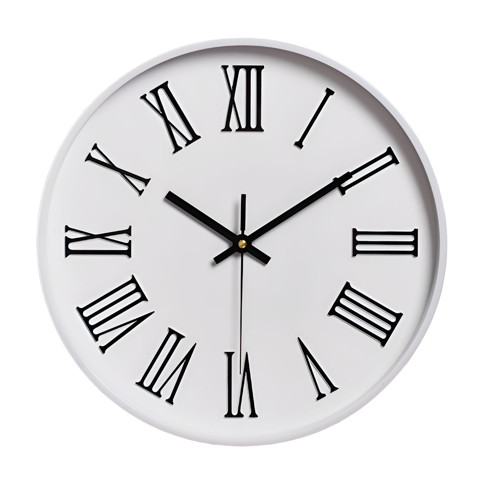 DESIGNICE 2Pcs Wall Clock,12in Wall Clocks,Plastic Reloj De Pared,for ...
