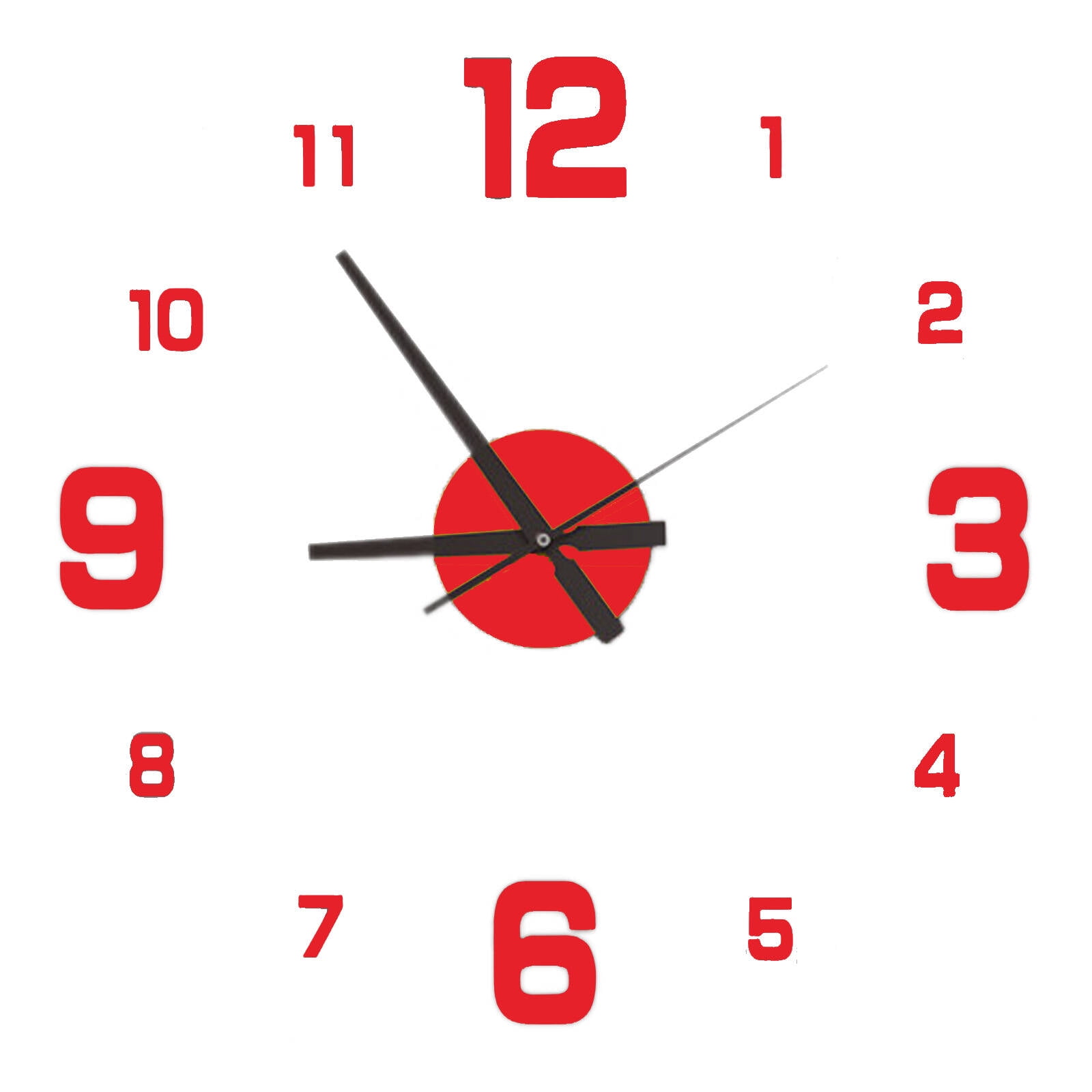 DESIGNICE Wall Clock,Acrylic Wall Clock Small Wall Clock,Quiet Sweep ...