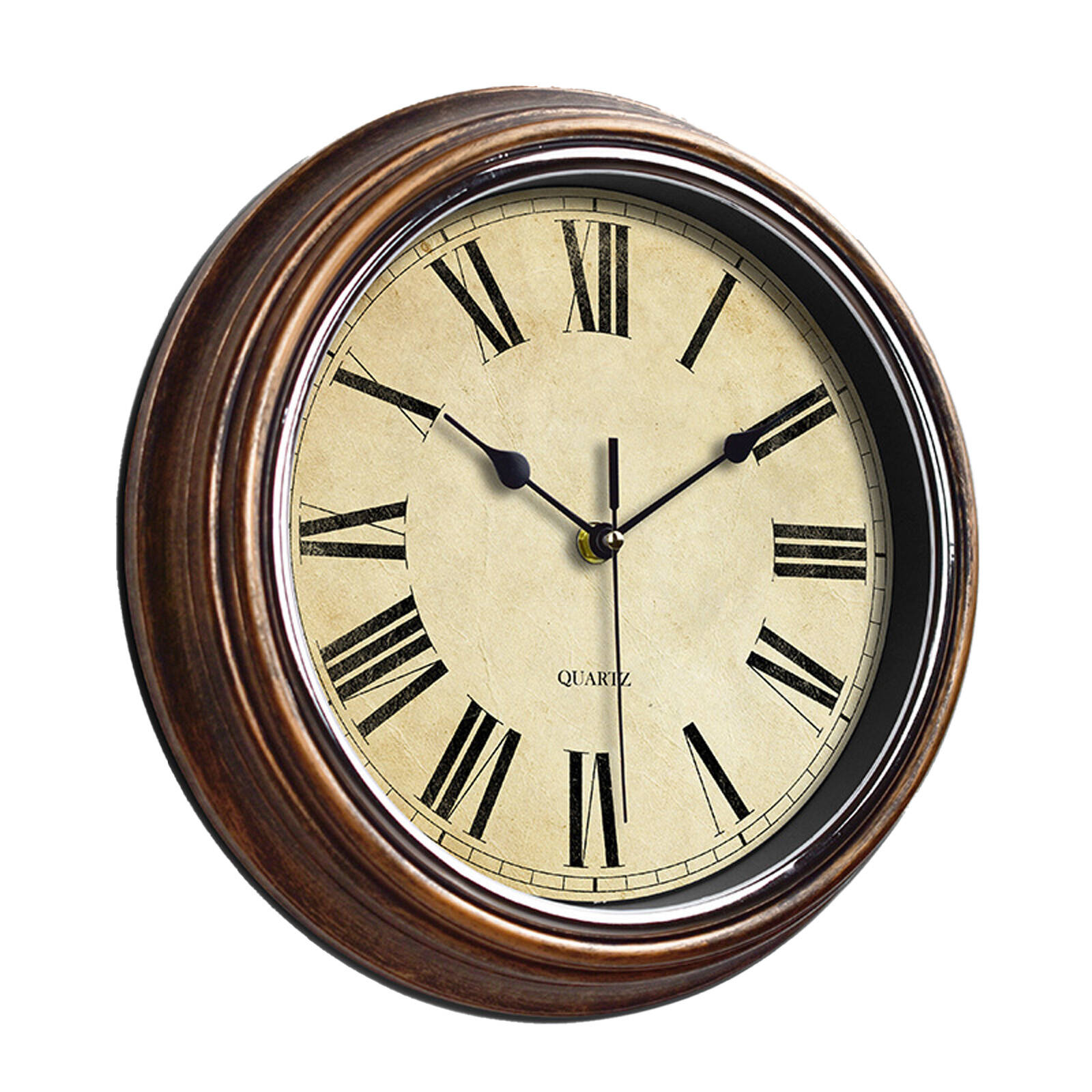 DESIGNICE Wall Clock,Classic American Vintage Design Small Wall Clock ...